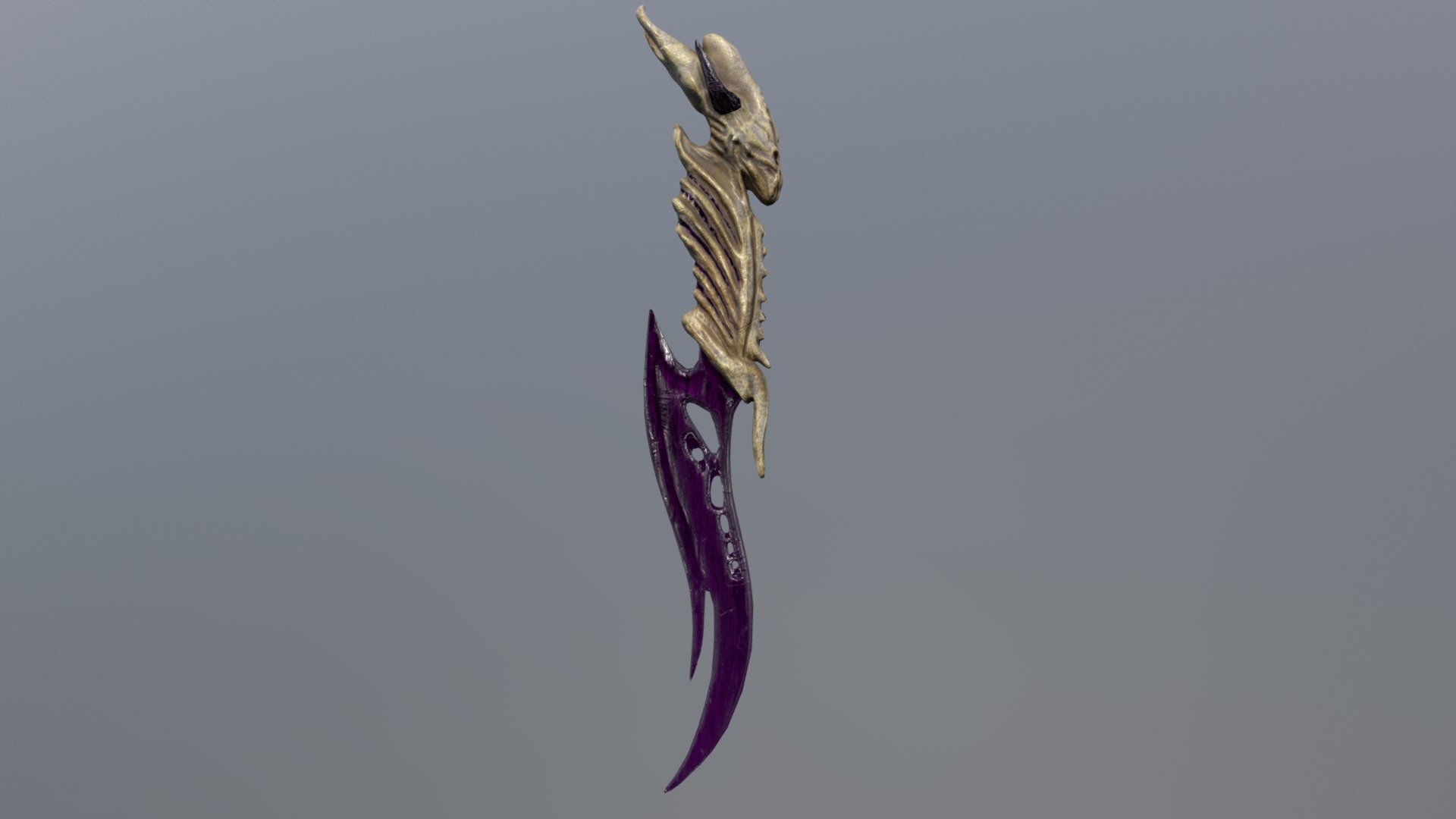 Alien Dagger - 3D model by itsdylie [6bd9731] - Sketchfab