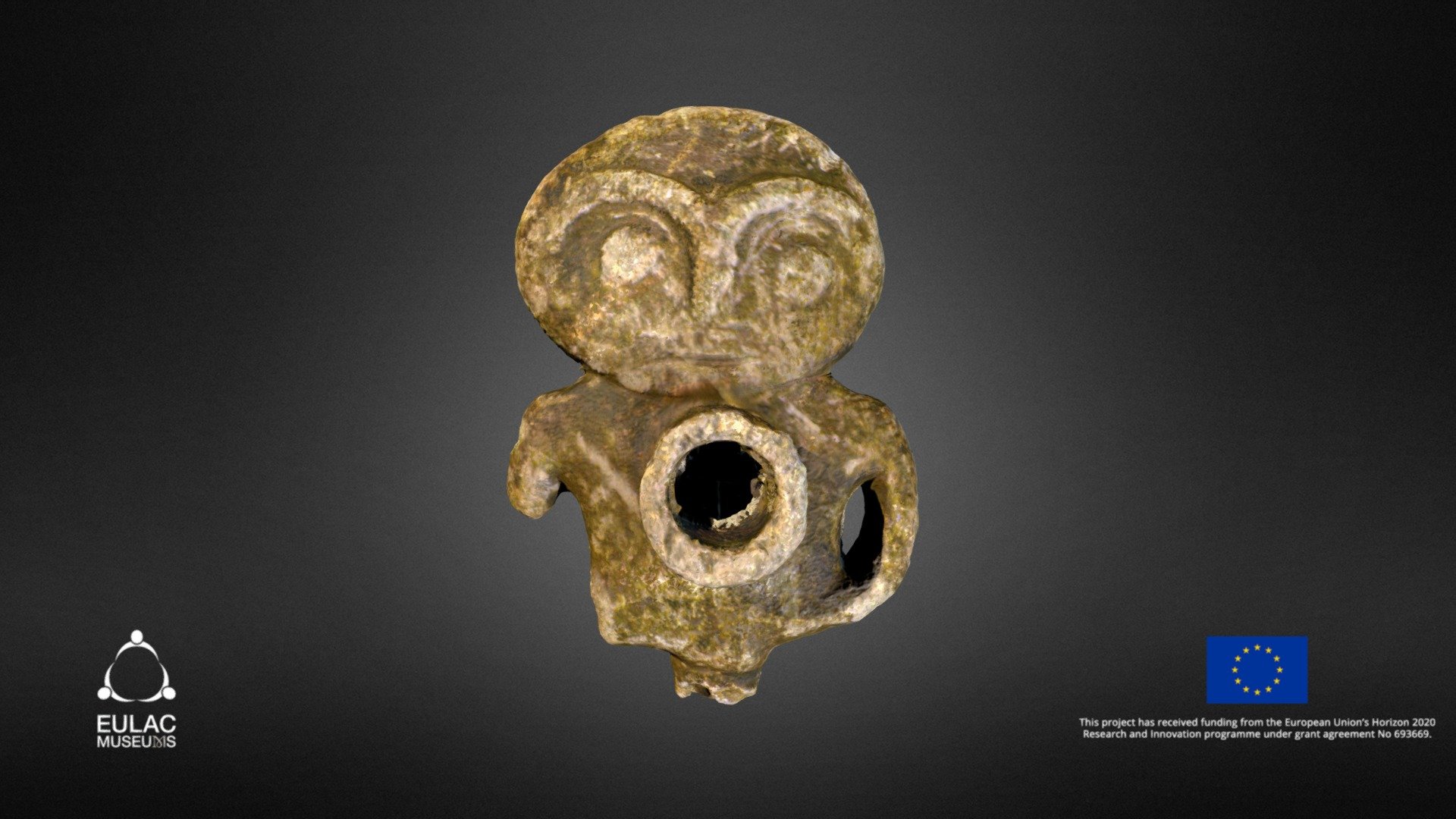 Ketran / Quitra - Ceremonial Pipe - 3D model by EU-LAC-3D [6bda17f ...
