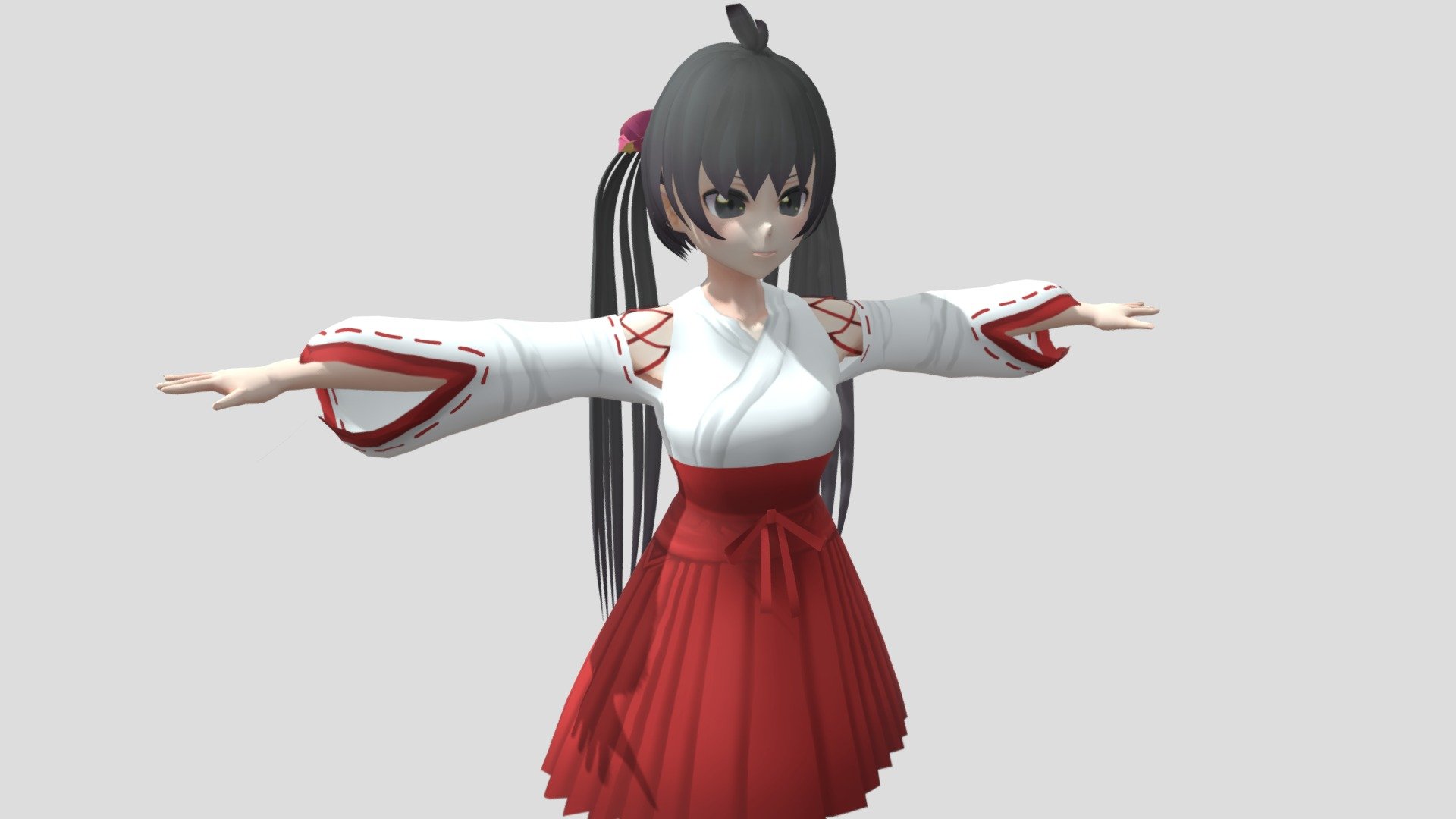 【Anime Character】Nomi/Quinn (Miko/Unity 3D) - 3D model by 3D動漫風角色屋 / 3D ...