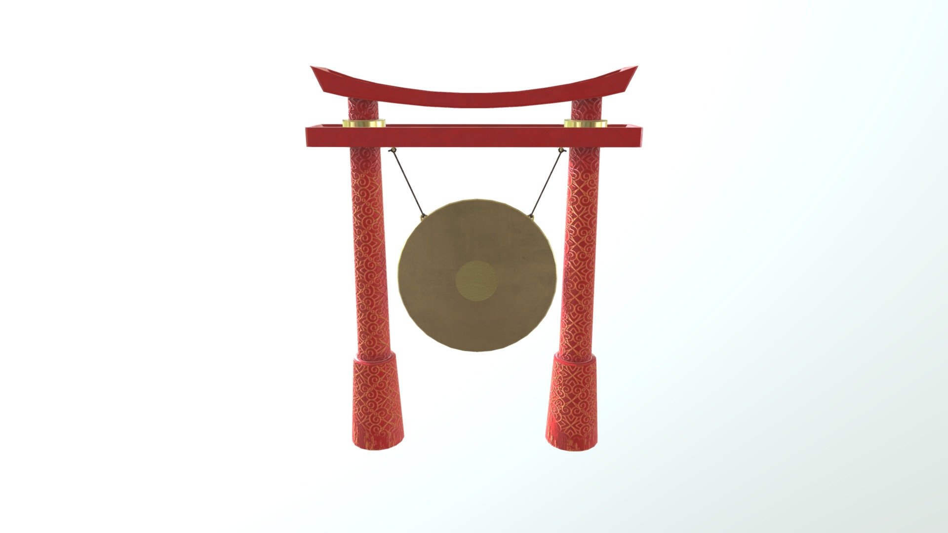Gong - 3D model by v12 (@victoriousart) [6bdc1ea] - Sketchfab