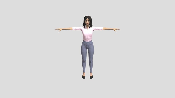 T-pose 3D models - Sketchfab