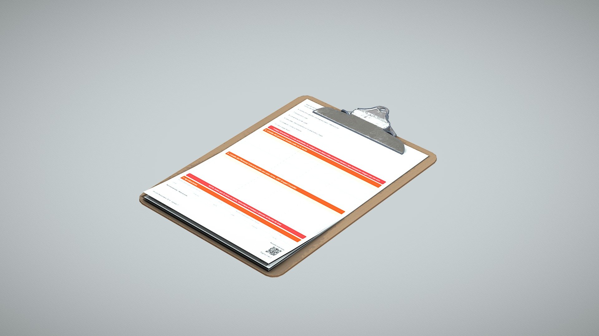 Clipboard - Buy Royalty Free 3D model by Outlier Spa (@outlier_spa ...