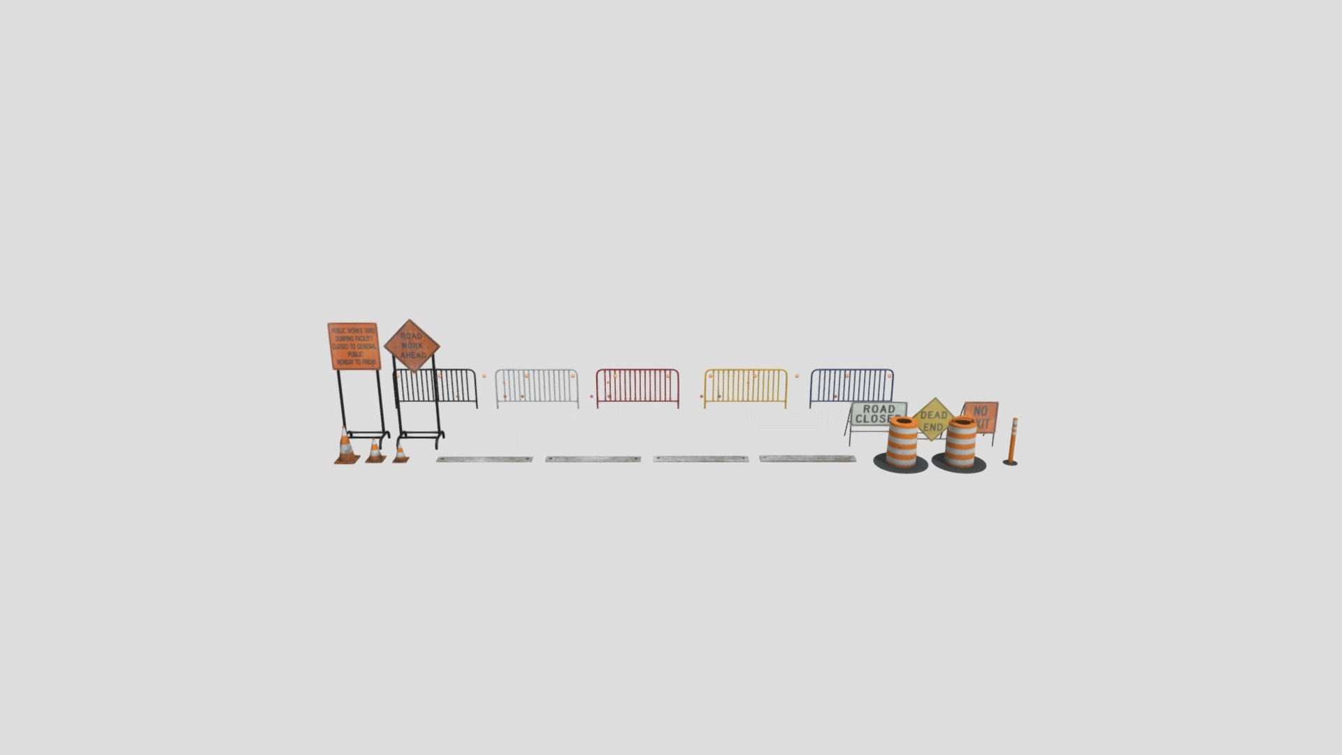 street props 67 AM211 Archmodels - Buy Royalty Free 3D model by ...