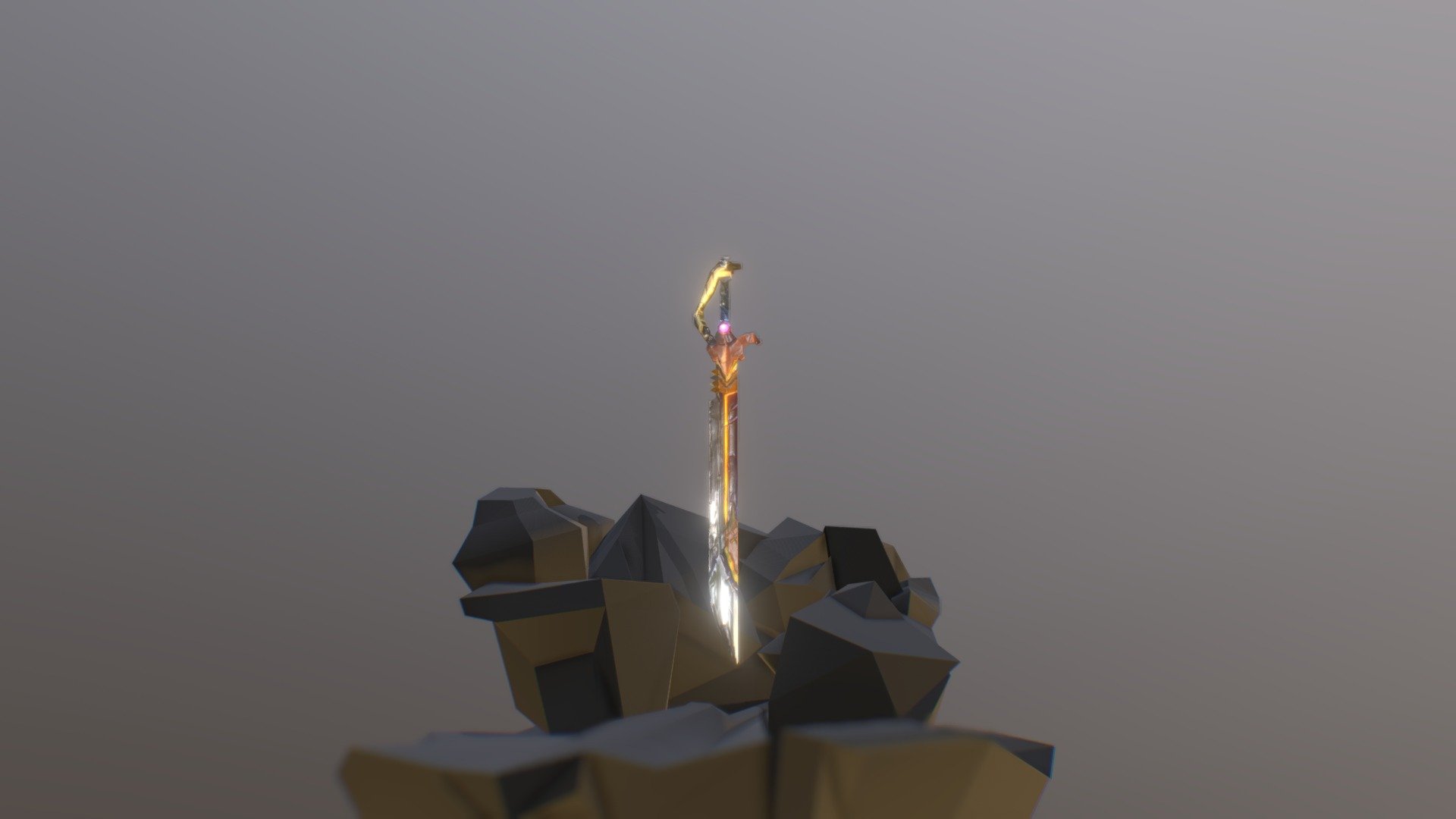 Epic Sword - 3D model by JavoVlc [6bde382] - Sketchfab