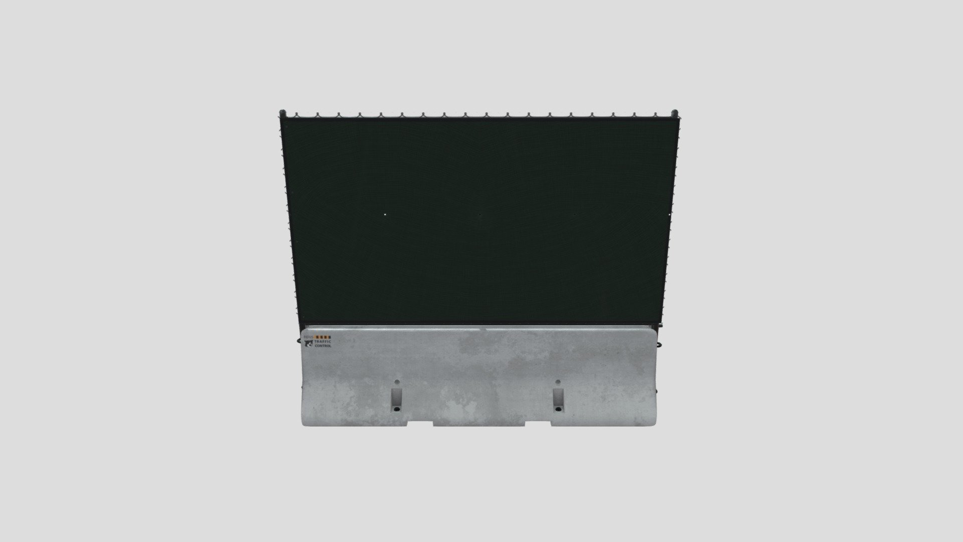 Construction K-Rail with Fence - 3D model by fidustales [6bde755 ...