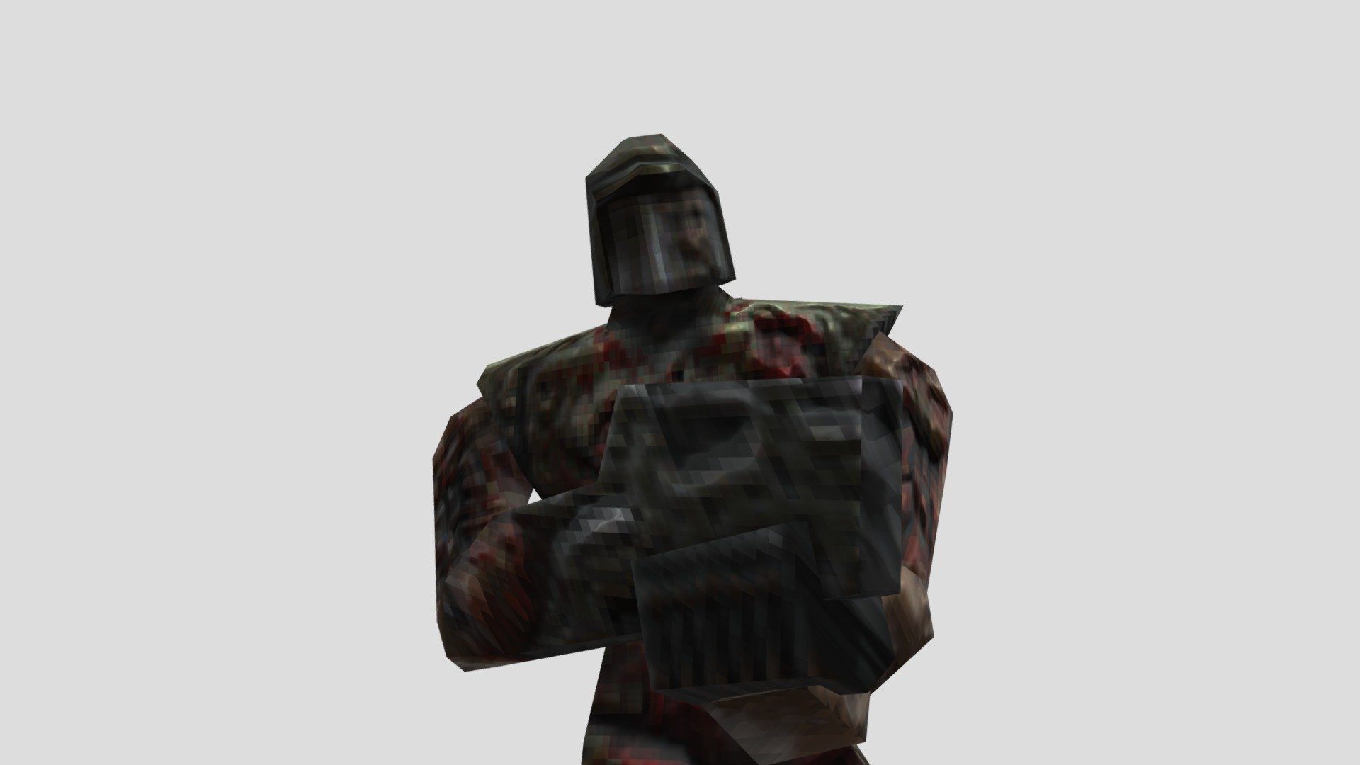 PC Computer - Quake 2 - Machine Gun Guardian 2 - Download Free 3D model ...