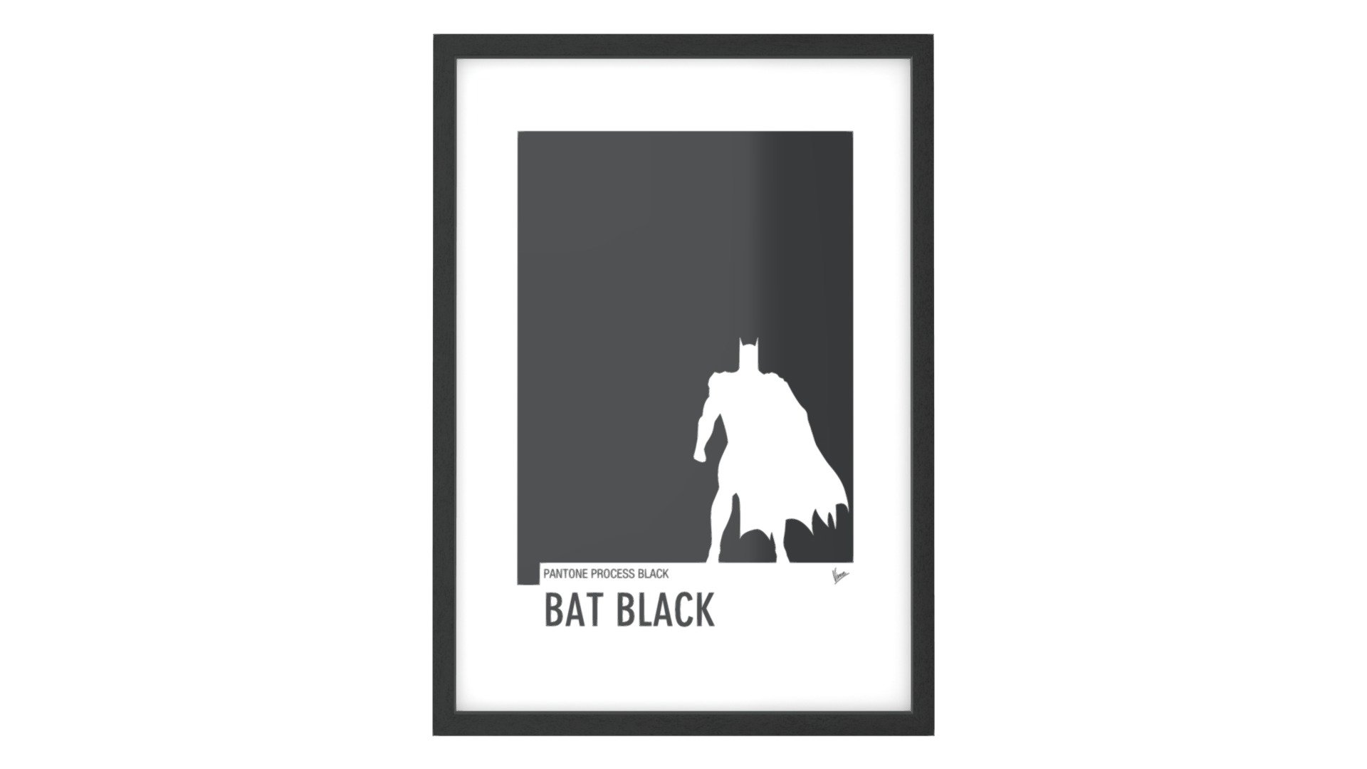 My Superhero Framed Wall Art Print, Batman - Download Free 3D model by ...