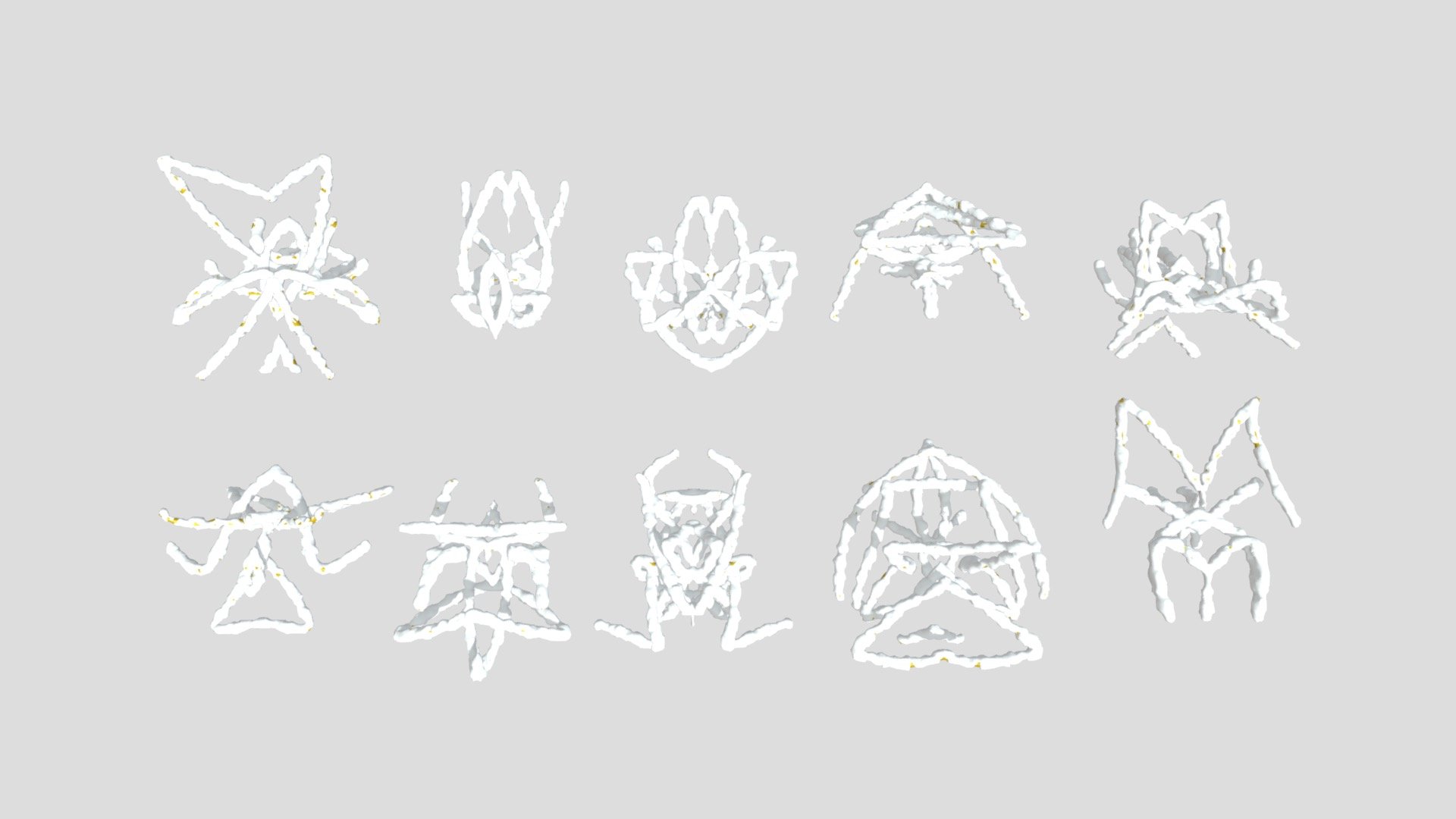 Geometry Nodes - Abstract Random Curves - Buy Royalty Free 3D model by ...