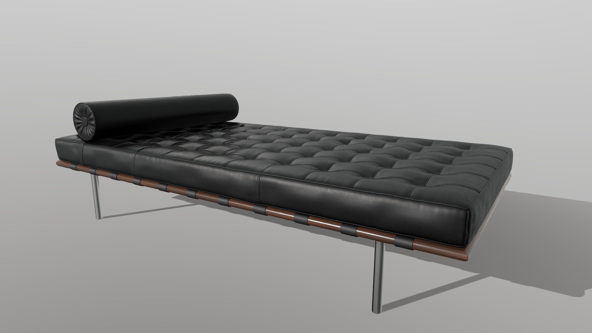 Barcelona Daybed by Mies van der Rohe - 3D model by FD3D [6be49eb ...