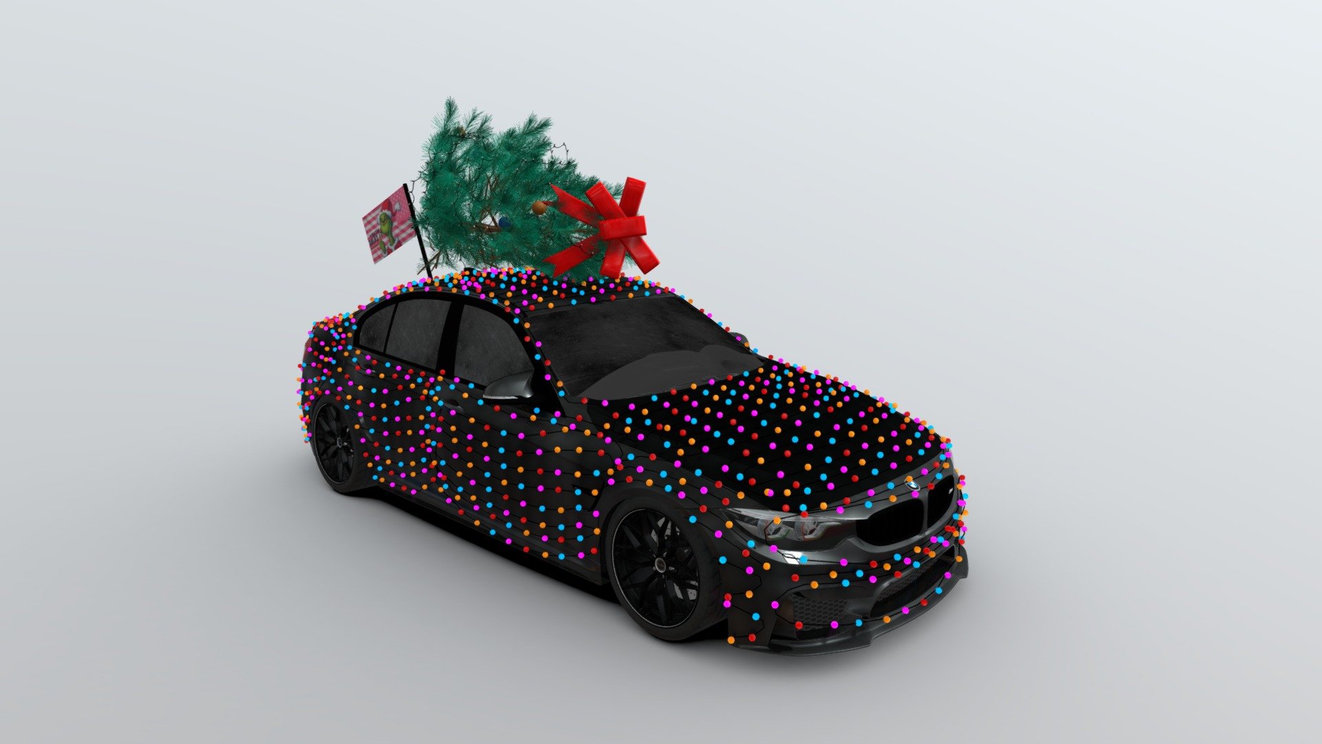 Christmas BMW M3 F80 - Download Free 3D model by ModelCloud [6be53f8 ...