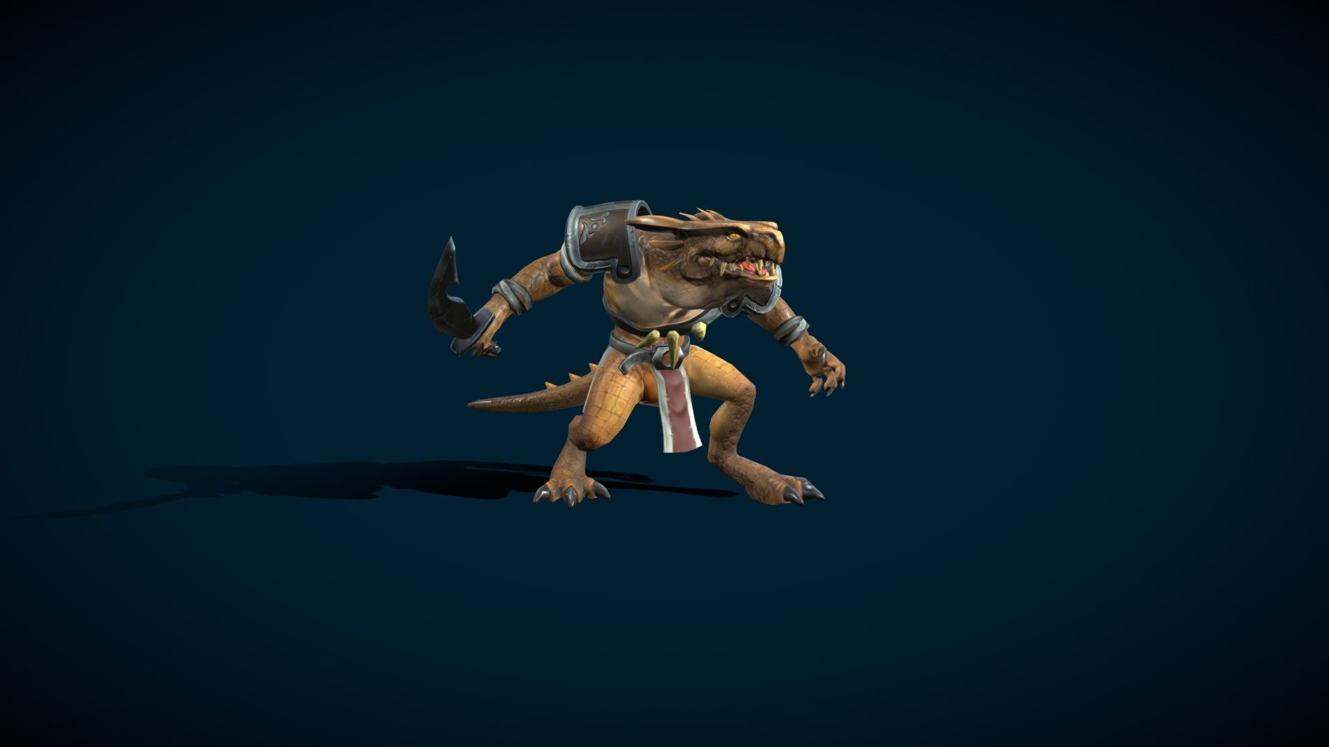 Kobold ( 2 skin, 7 animations ) - 3D model by TimFunCG [6be5470] - Sketchfab