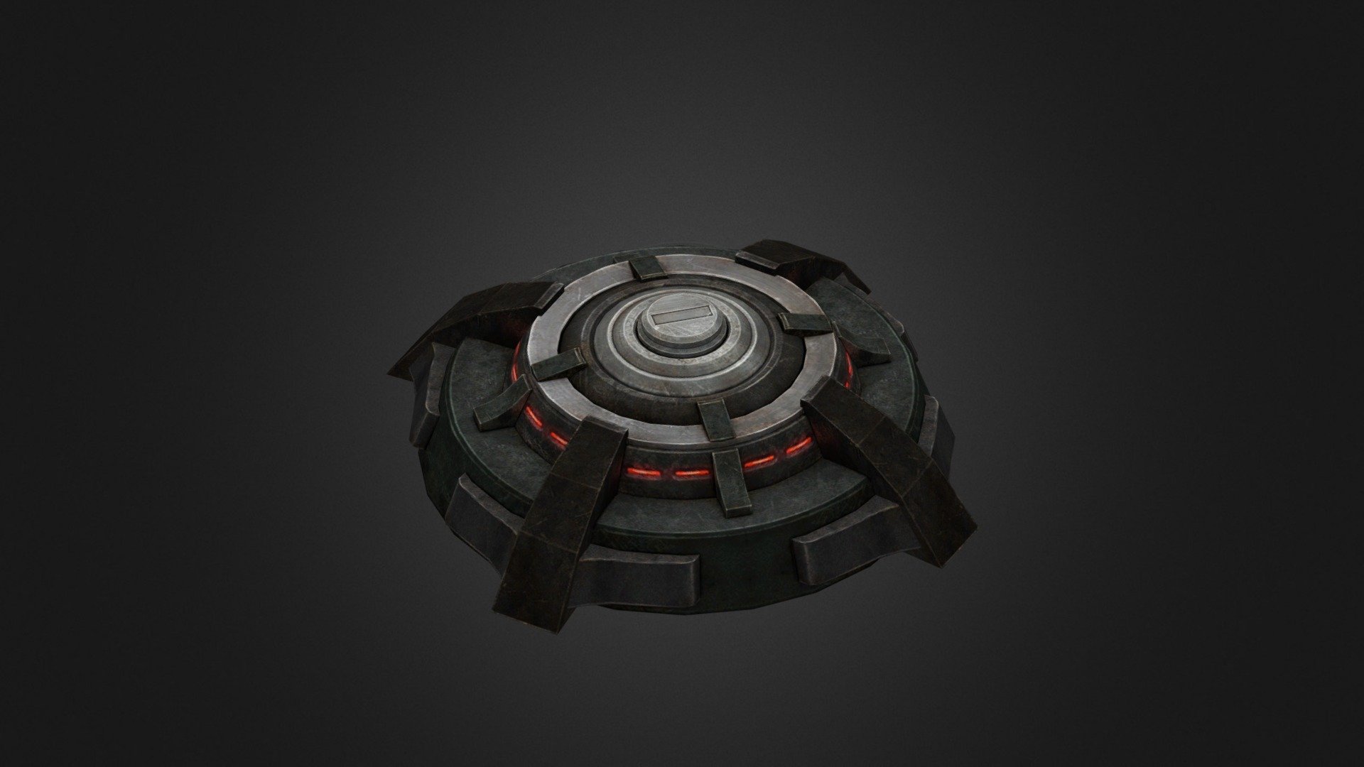 Push Mine - 3D model by Dimac [6bebb71] - Sketchfab