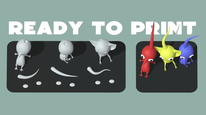 Pikmin 3D models - Sketchfab