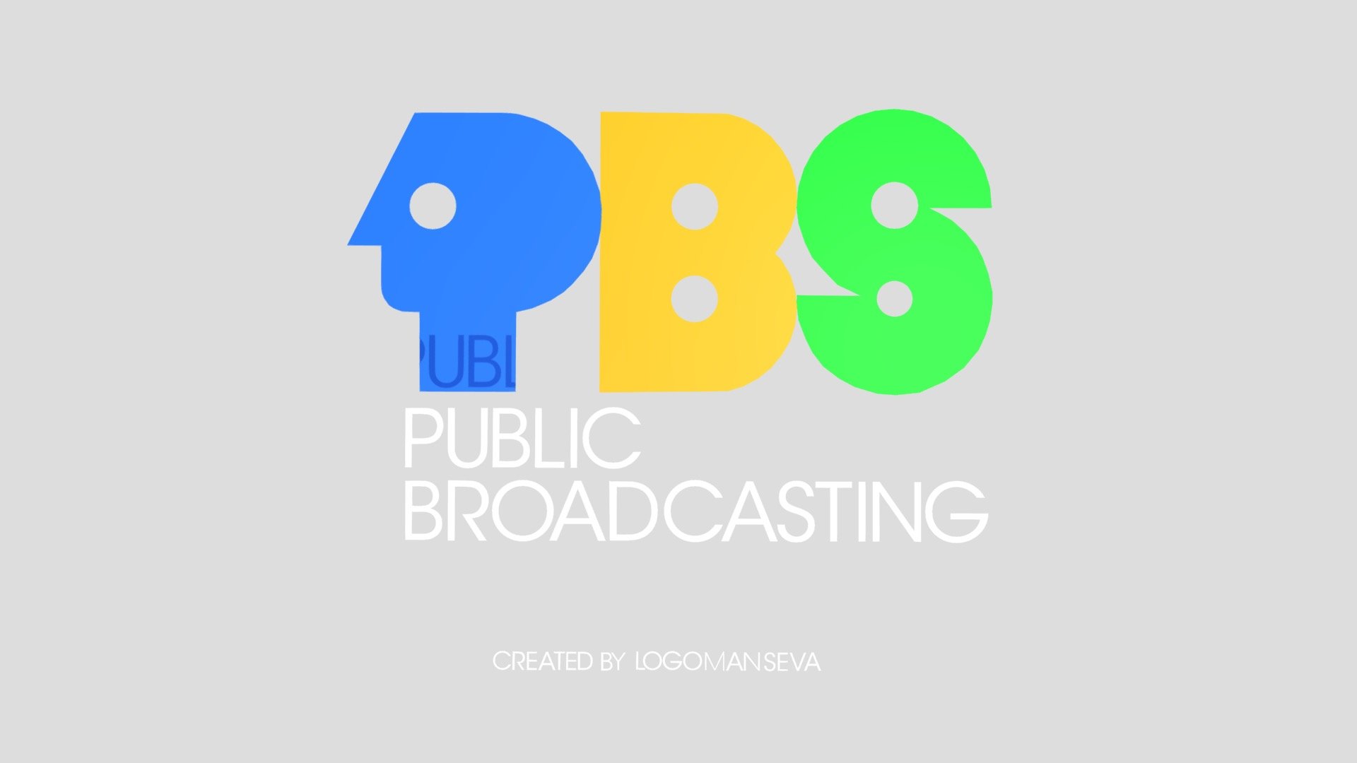 PBS logo 1971 remake v3 - 3D model by Jessica Sanchez (@Jessica.Sanchez) [6bece58] - Sketchfab