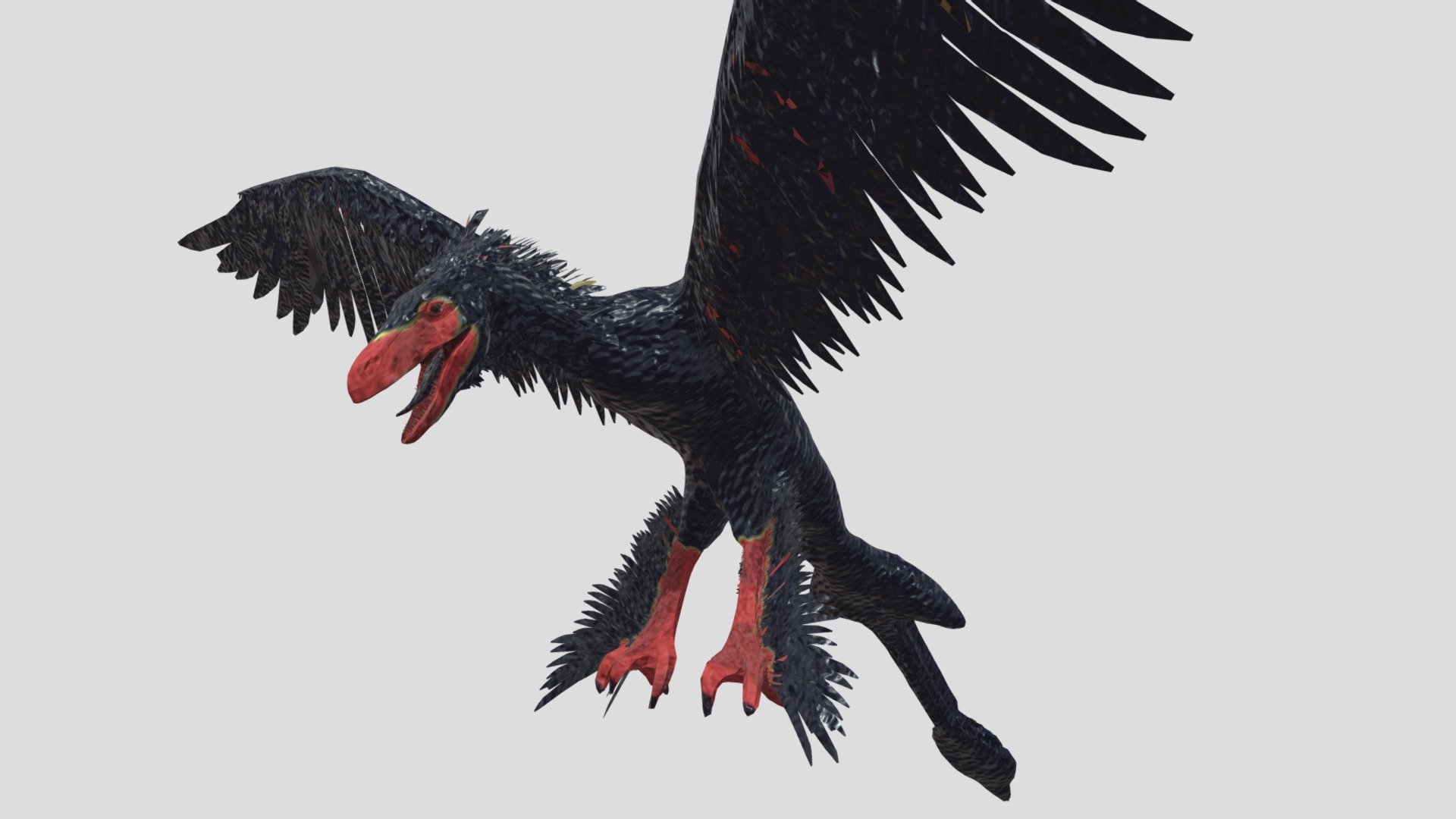 Microraptor - Buy Royalty Free 3D model by 3dlowpoly [6bf0ccd ...