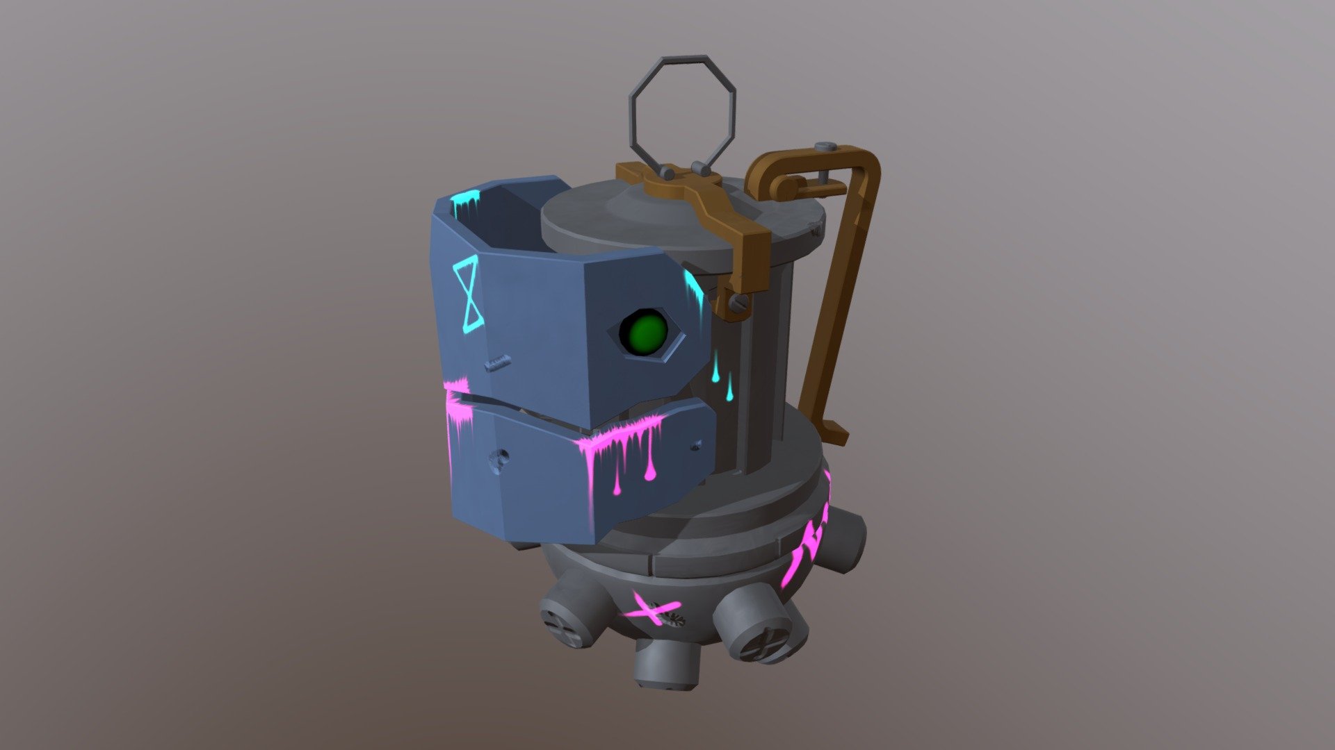 Jinx's grenade - 3D model by mednik13 [6bf1841] - Sketchfab