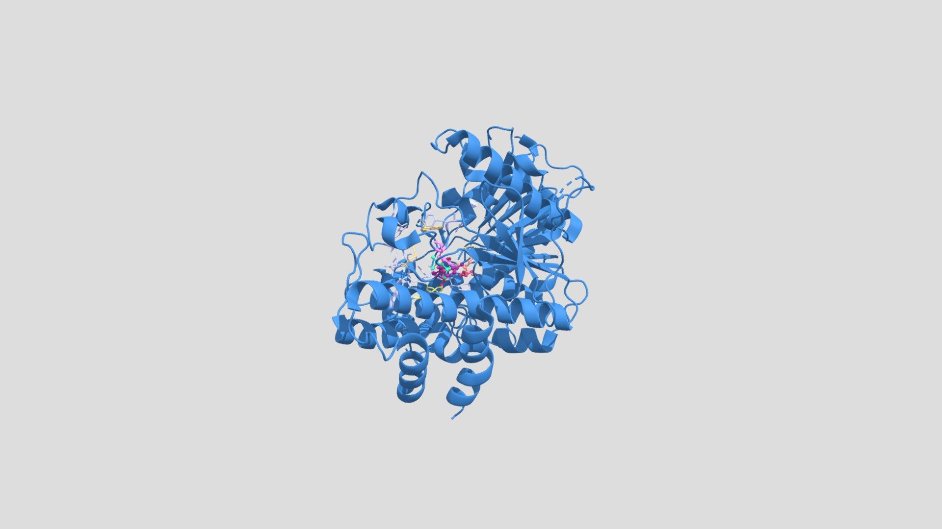 Acetylcholinesterase and Nerve Agent Sarin - 3D model by breeannekent ...
