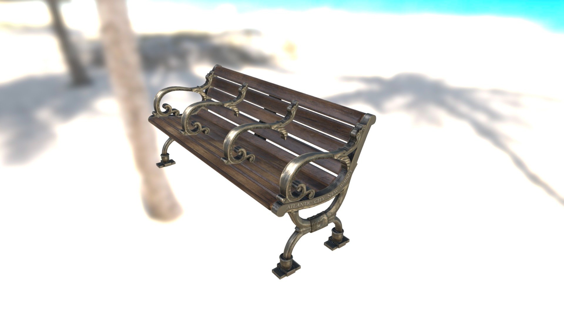 Ac Bench Model - 3D model by Amy Hua (@amyhua) [6bf39a7] - Sketchfab