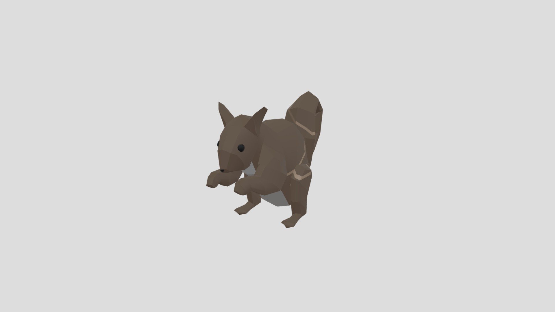 Low Poly Squirrel - Download Free 3D model by francis6774 [6bf39b6 ...