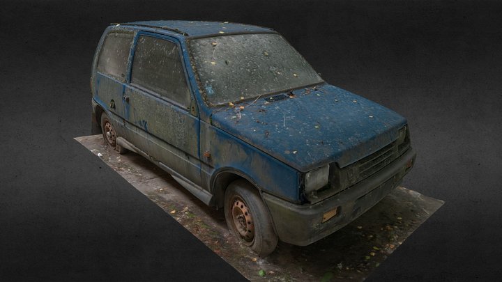 Blue-car 3D models - Sketchfab