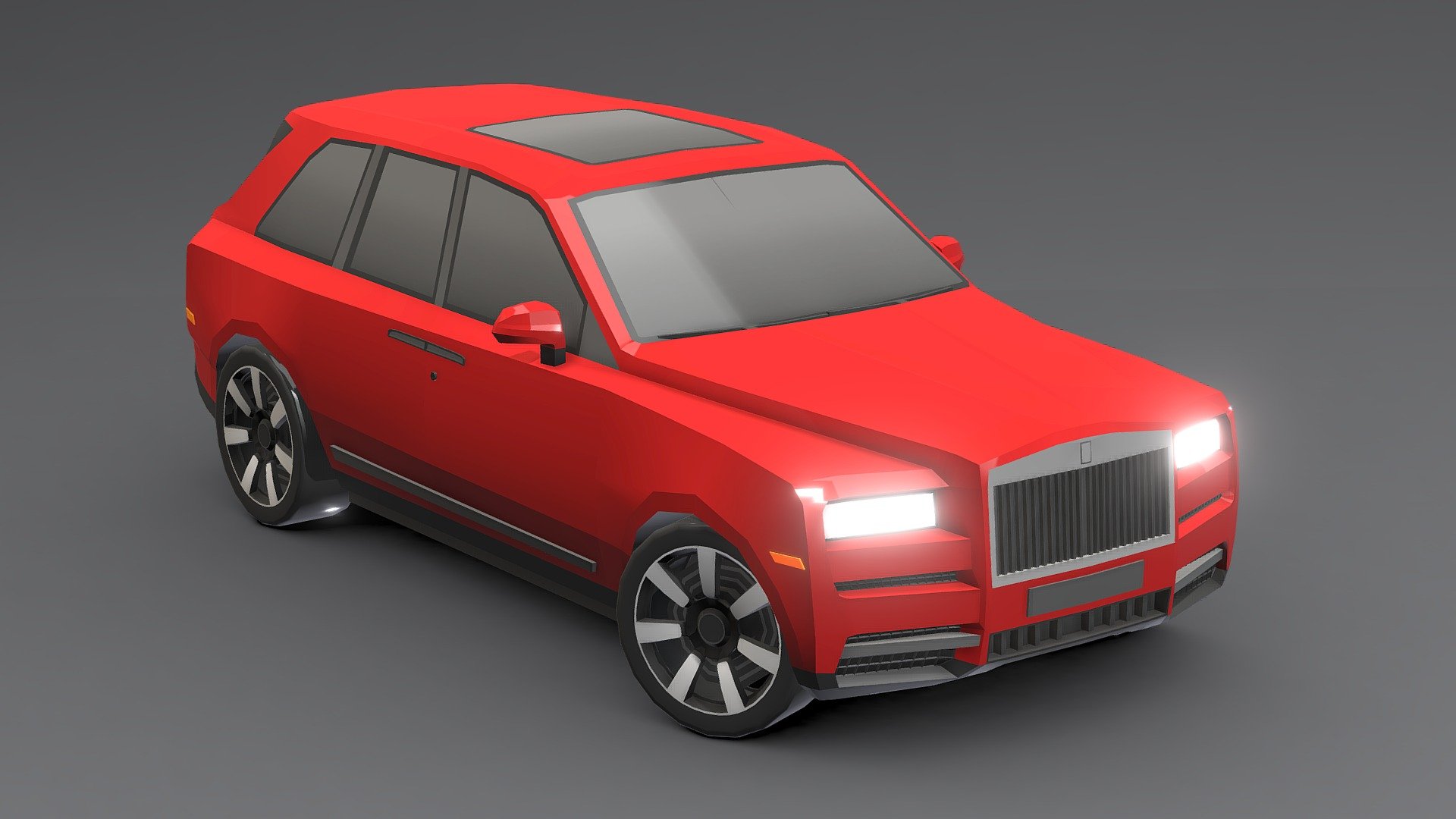 Rolls Royce Low-poly 3D - 3D model by Sidra (@Sidramax) [6bf6376 ...