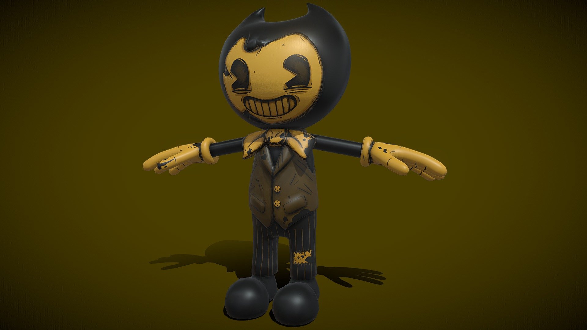 Bendy (Bendy and the Dark Revival) - Download Free 3D model by Elite ...