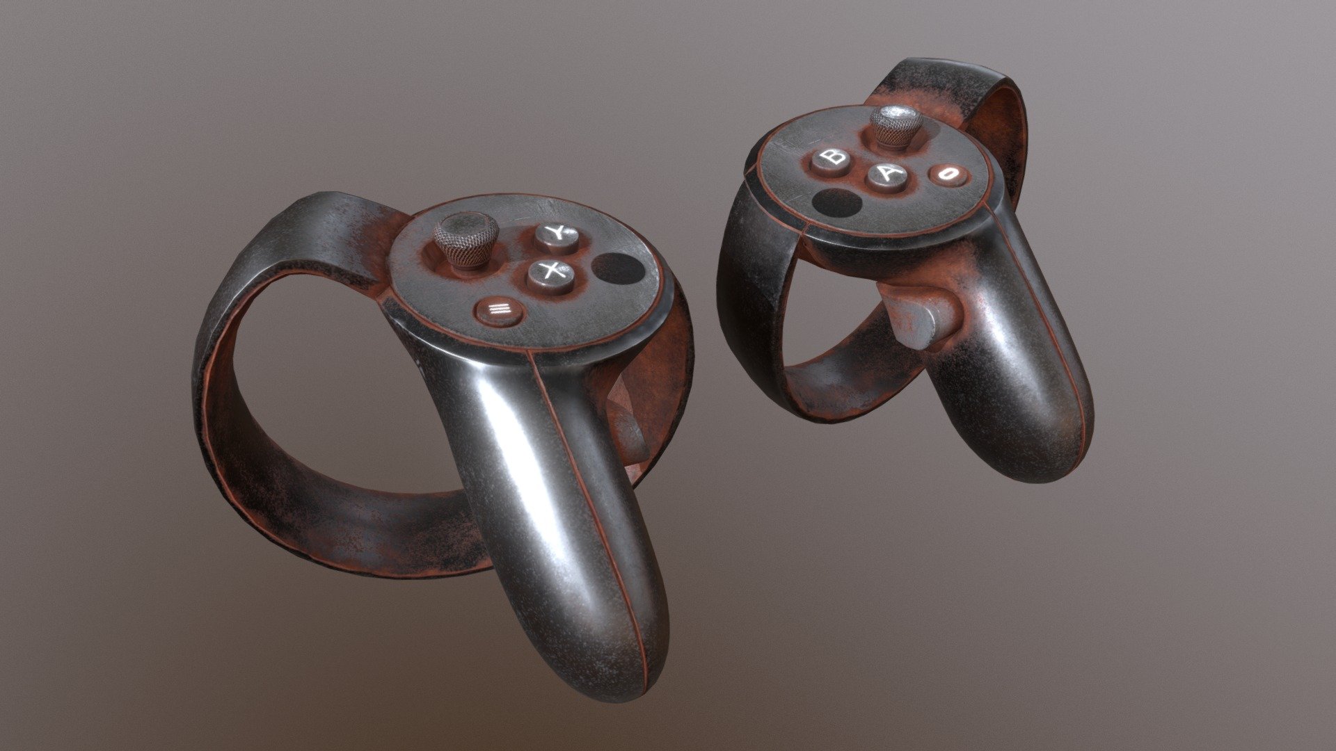 Oculus Touch Skin - Rusty Metal - 3D model by 3lbgames [6bf8087 ...