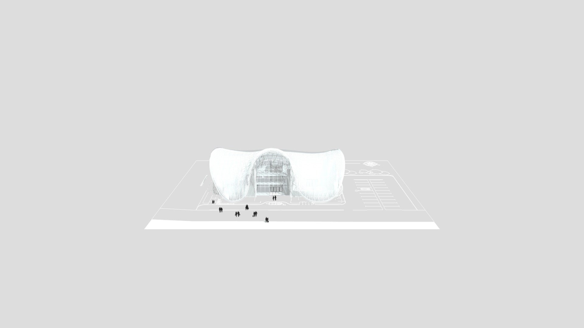 Architecture Student Center - 3D model by Ahmad Mustaqim (@mustaqin0554 ...