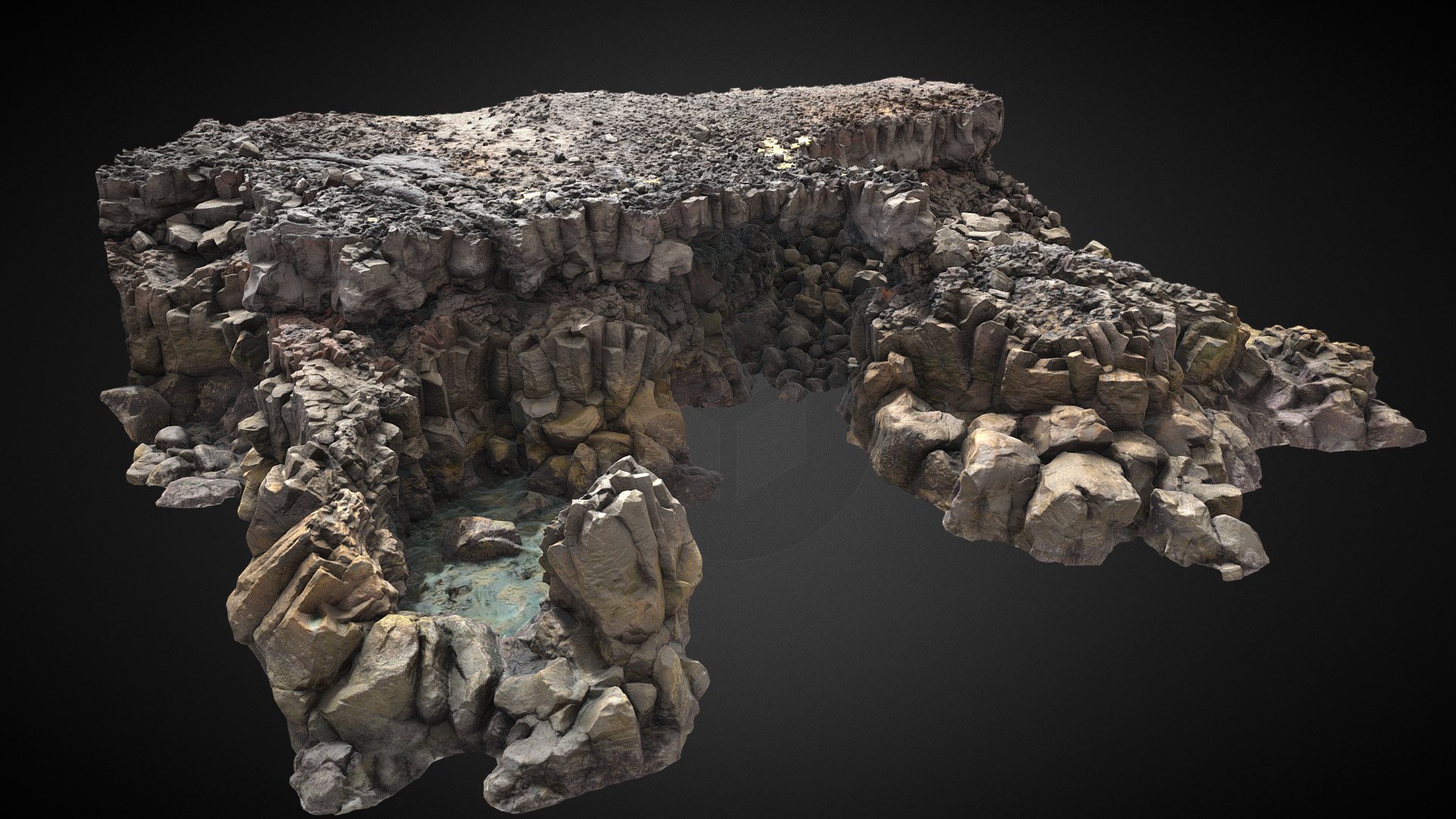 Basalt Coast PBR Scan C Volcanic - 3D model by Pers Scans (@perz_scans ...