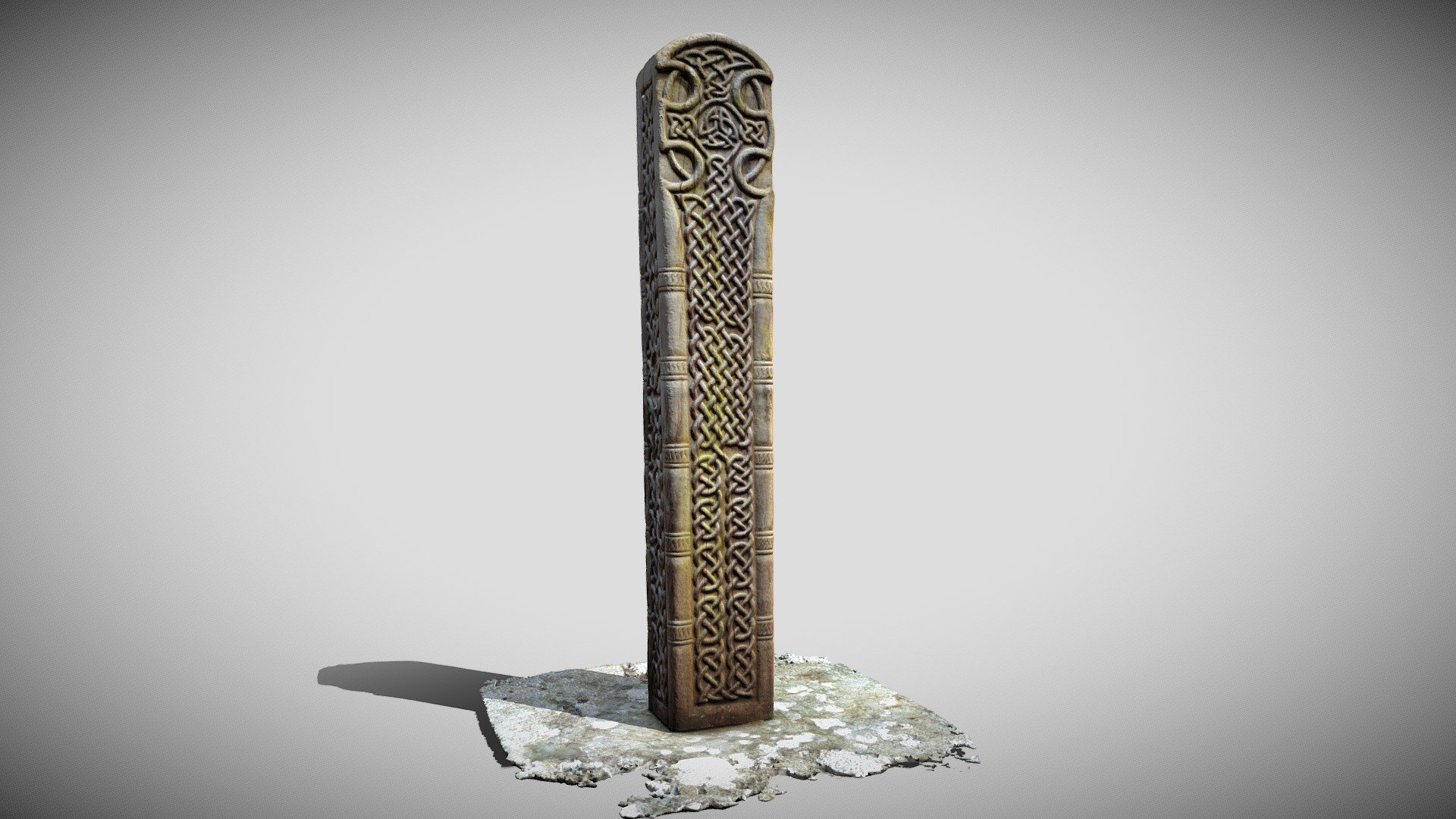Craswall St Mary's - Carved Celtic Timber - 3D model by Montez ...