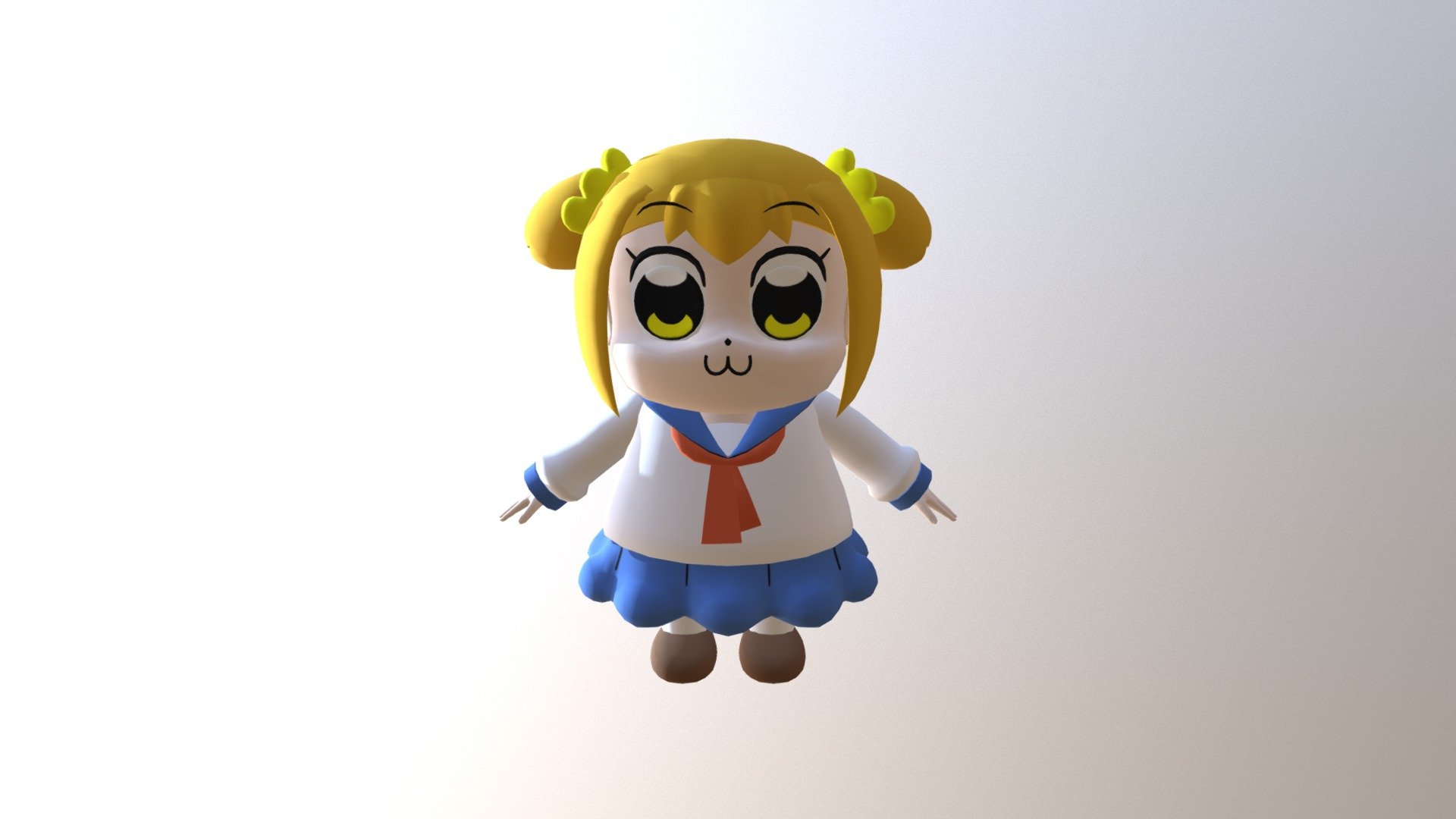 Popuko Test - 3D model by steamevol [6bfb4a0] - Sketchfab