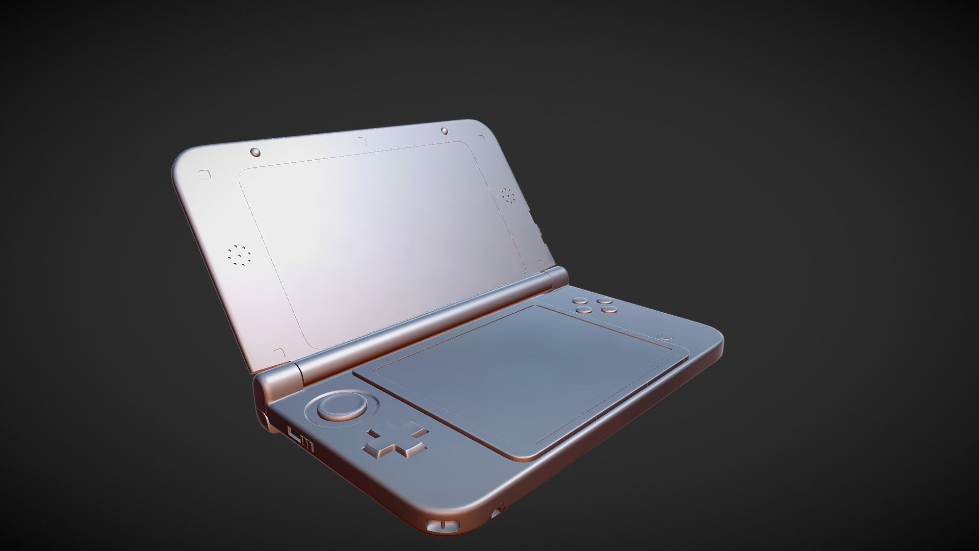 Nintendo 3ds xl (wip) - 3D model by Ayeisha Howard (@ayeishahoward ...