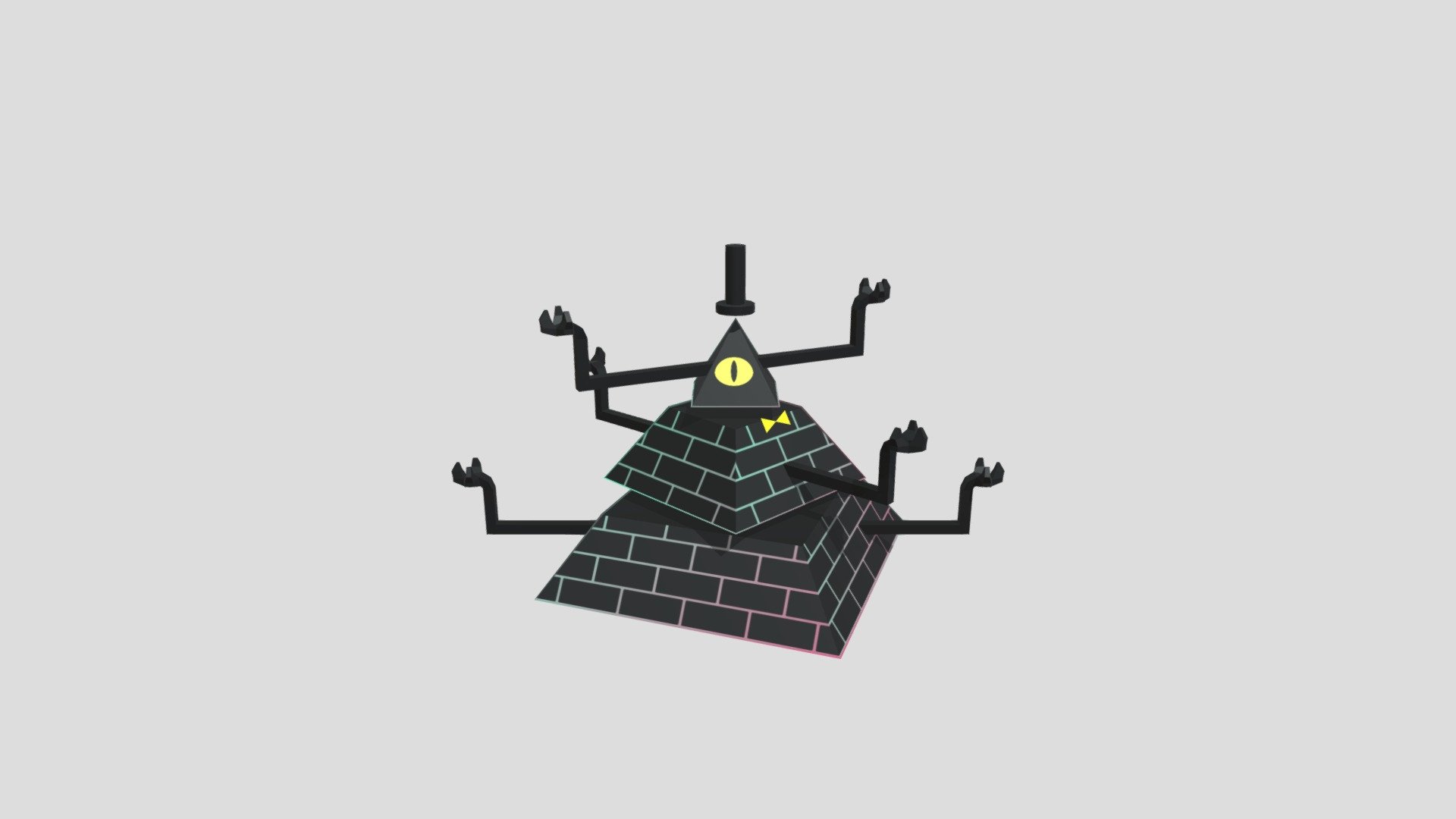 Bill_cipher_-_gravity_falls_-_weirdmageddon - 3D model by fukyu7982 [6bfe55c] - Sketchfab