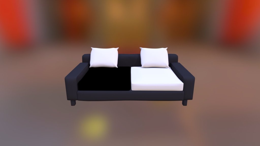 Sofa - 3D model by EmilioAlex [6bff530] - Sketchfab