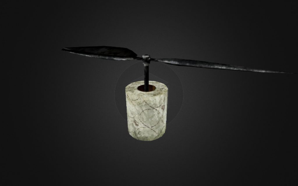 Flying Toiletpaper - 3D model by corentin.sibret [6bibj0j] - Sketchfab