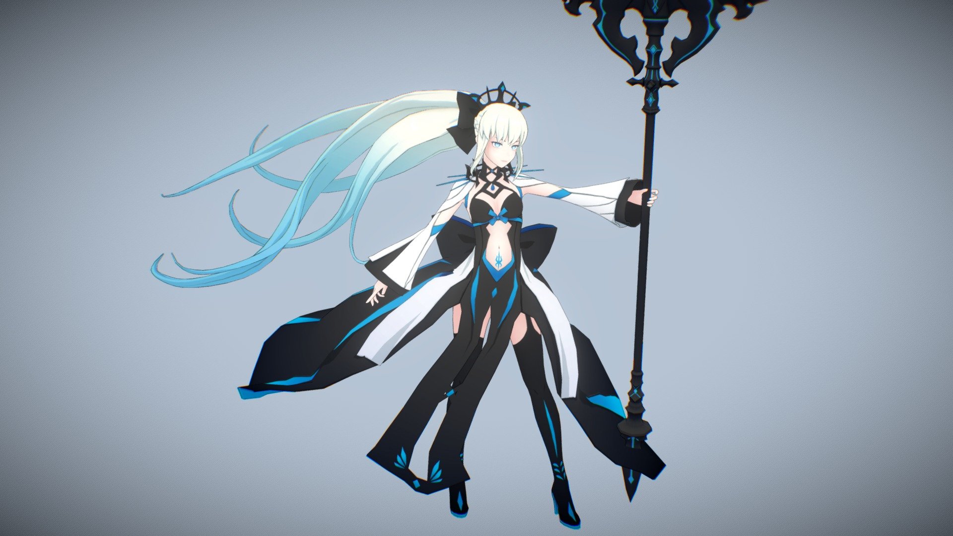 Morgan (FGO) - 3D model by sunorchid321 [6c00060] - Sketchfab