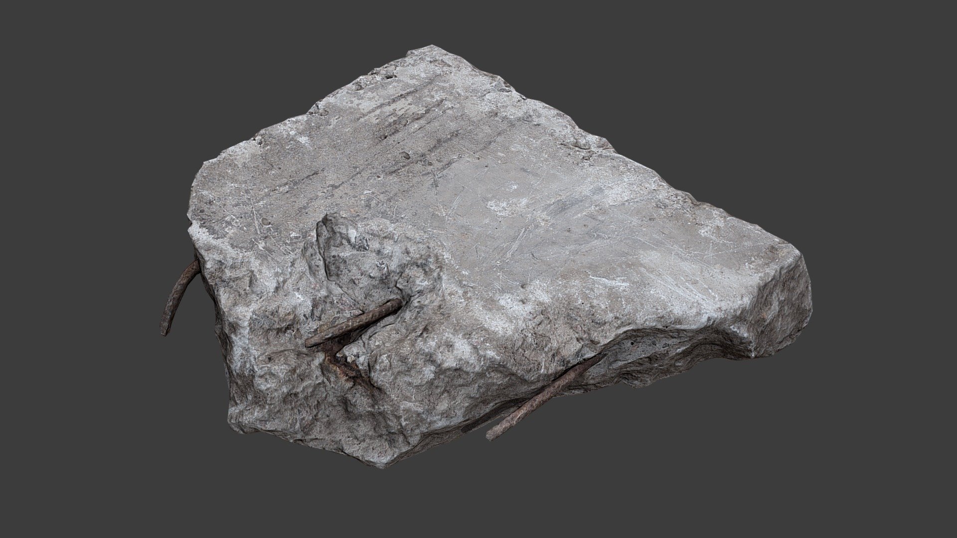 Concrete Debris - 3D model by kanistra [6c00296] - Sketchfab