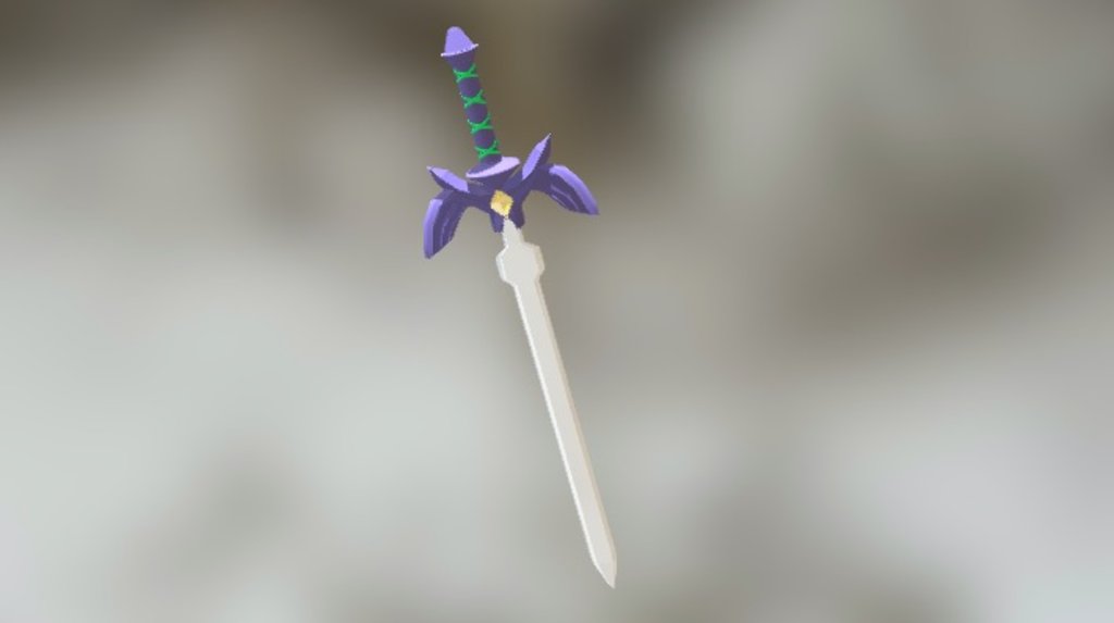 Zelda master sword (fanart) - 3D model by brokenstyli [6c04849] - Sketchfab
