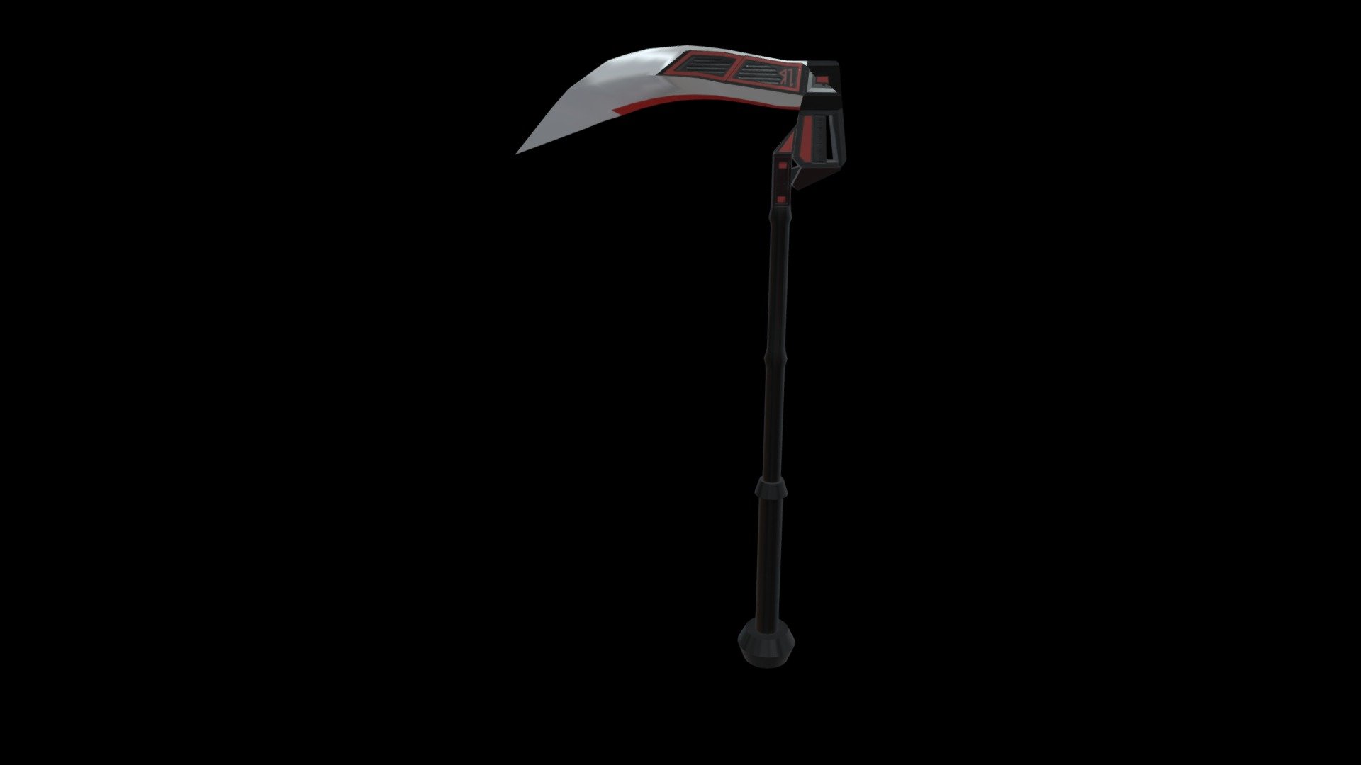 death futuristic scythe - 3D model by Khaled Ahmed (@ladacullen ...