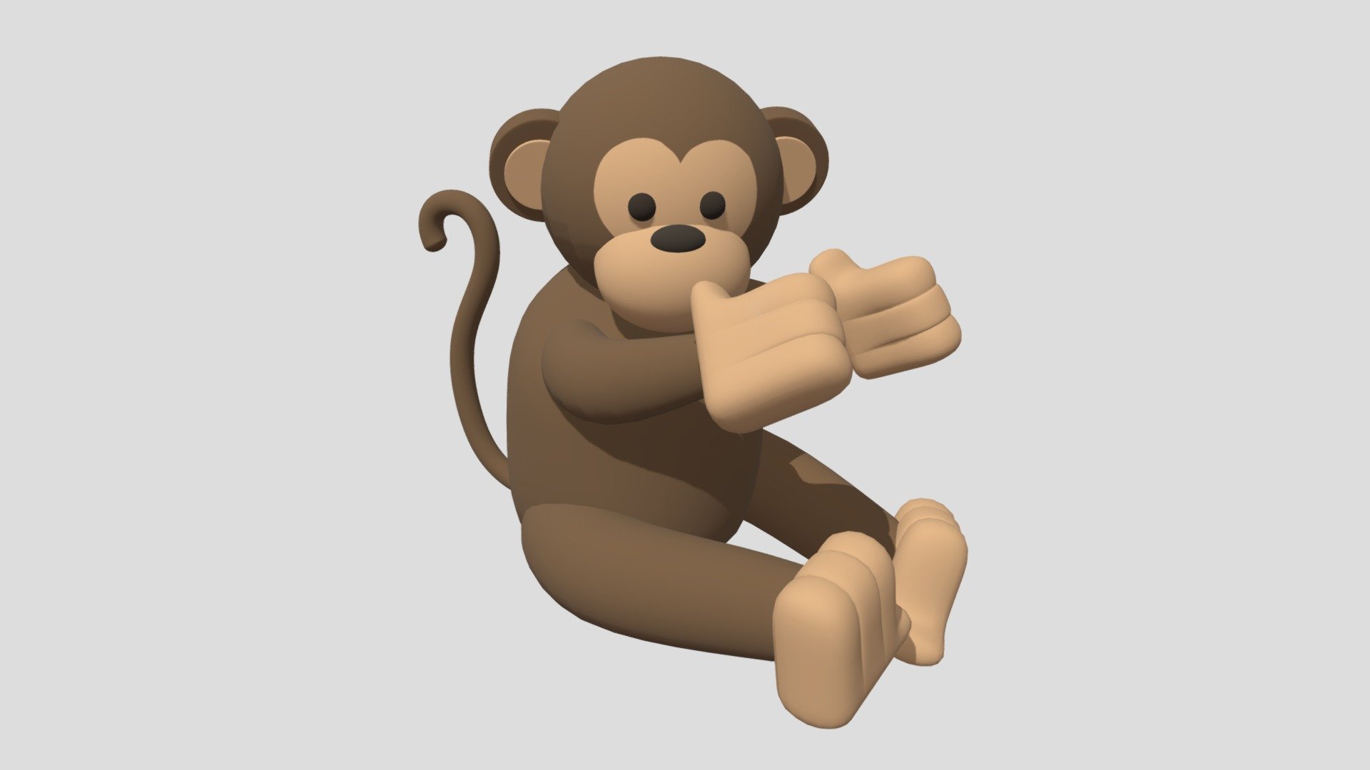 Monkey #1 - Download Free 3D model by Cxrly97 [6c04f9c] - Sketchfab