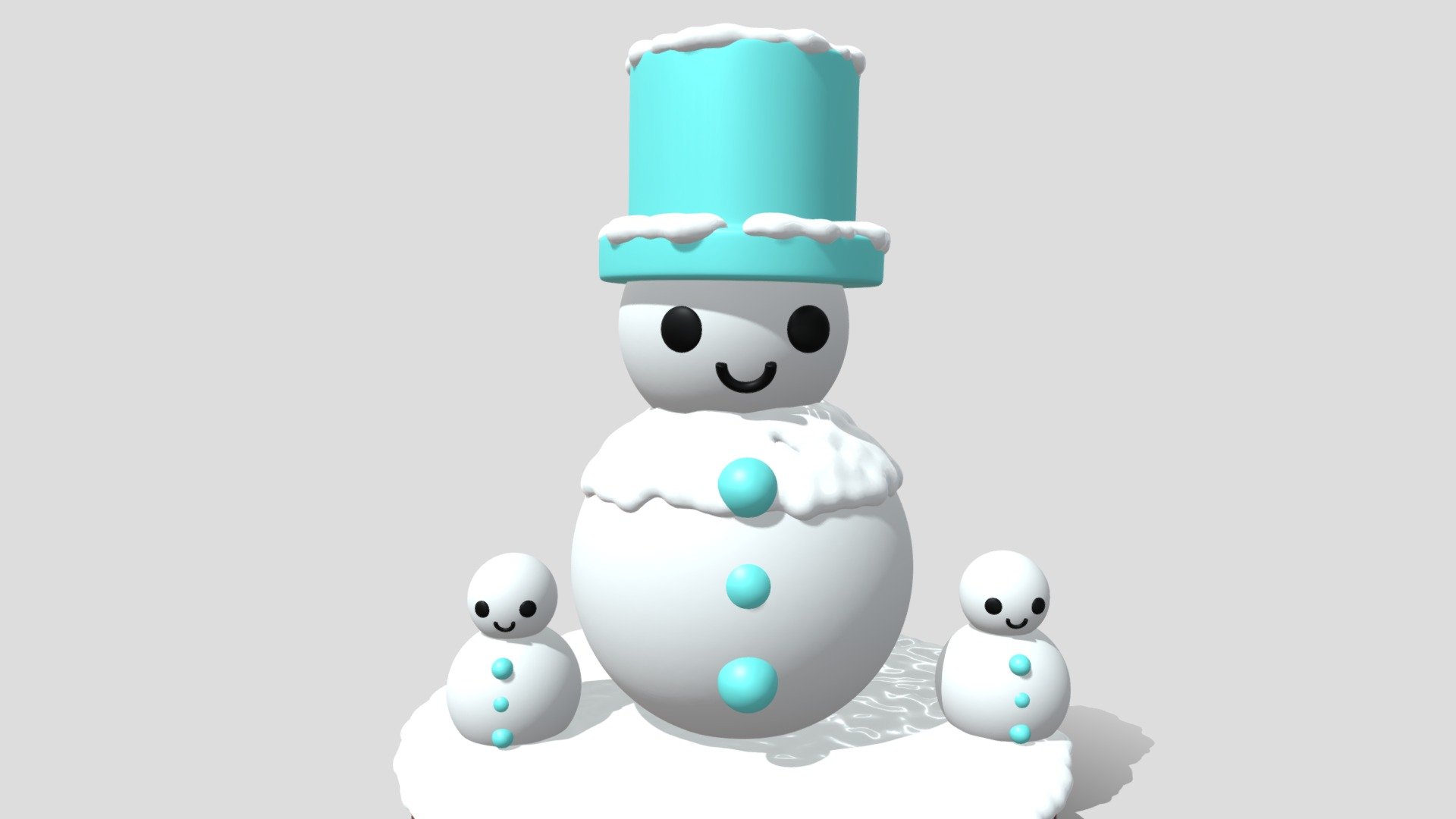 snowman - Download Free 3D model by ahmedelhirch405 [6c05266] - Sketchfab