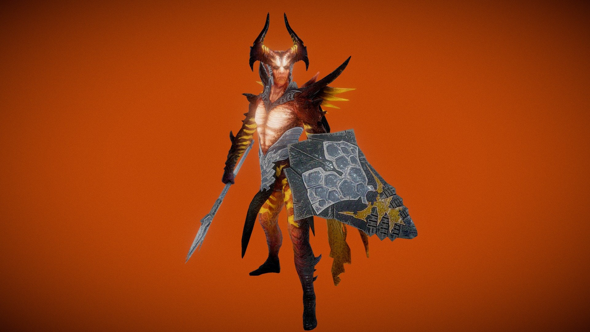Devil Shield - Buy Royalty Free 3D model by Luna Studio (@StudioLuna ...