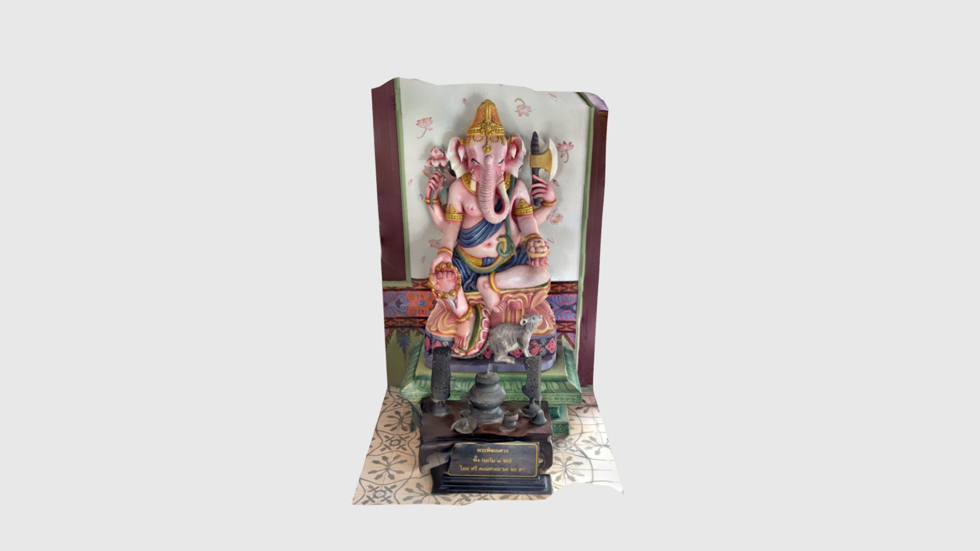 Ganesh Tan statue (end of Namo 3) - Download Free 3D model by ...