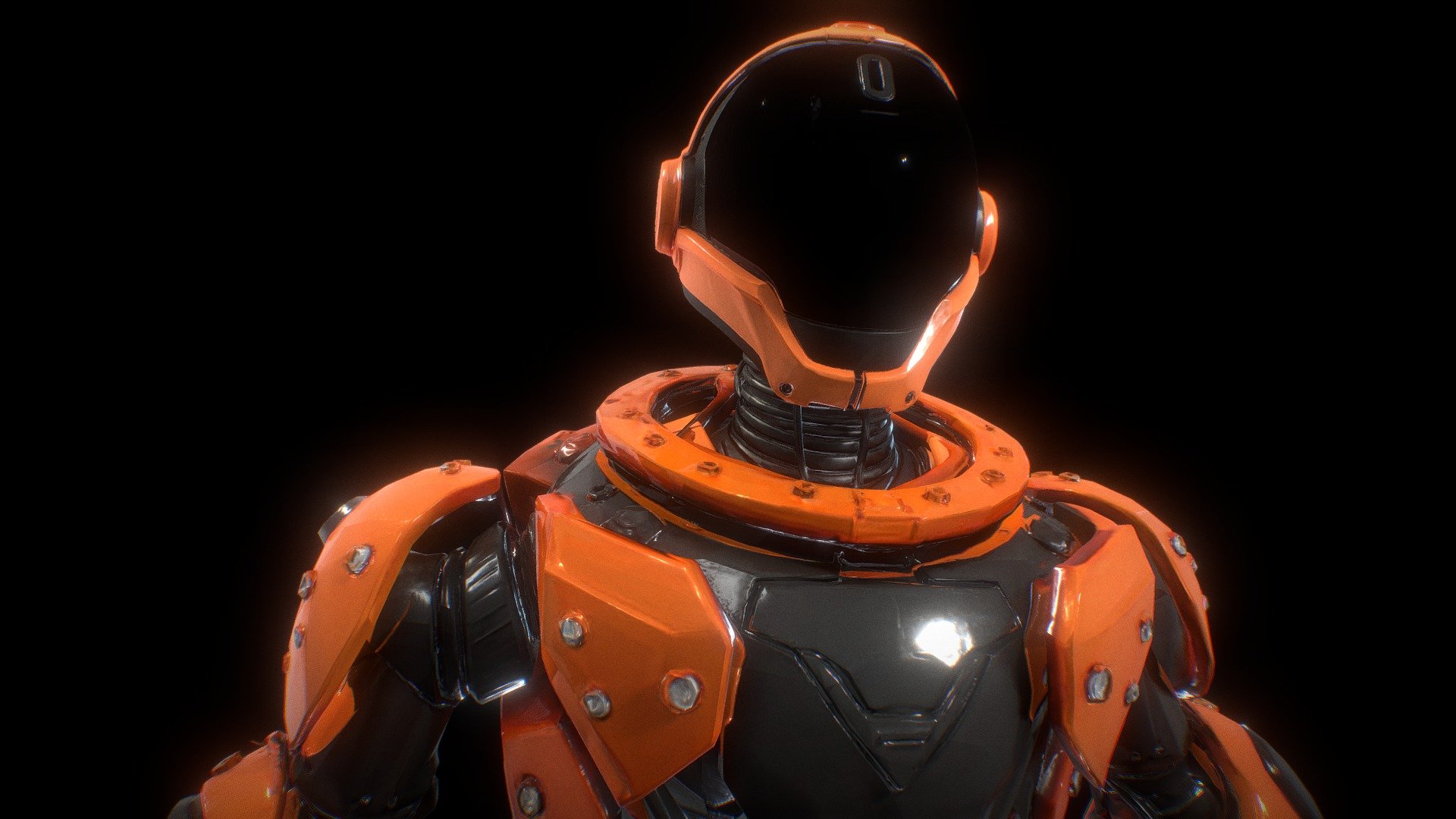 Sci-fi O.B. Robot Unit TH-ICC02 (animated) - Download Free 3D model by ...