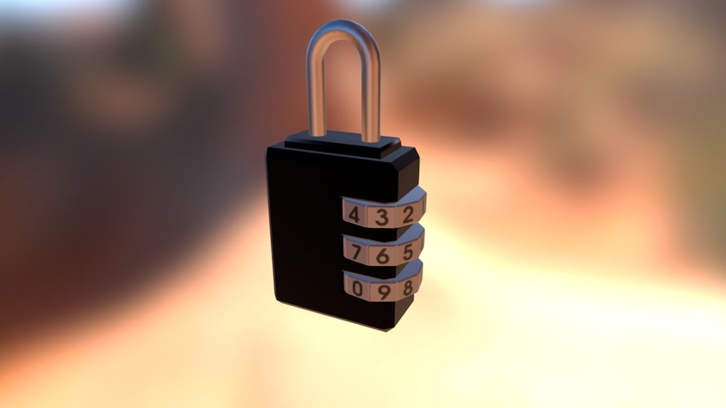 Padlock - 3D model by Teyden Pearl (@tpearl) [6c08436] - Sketchfab