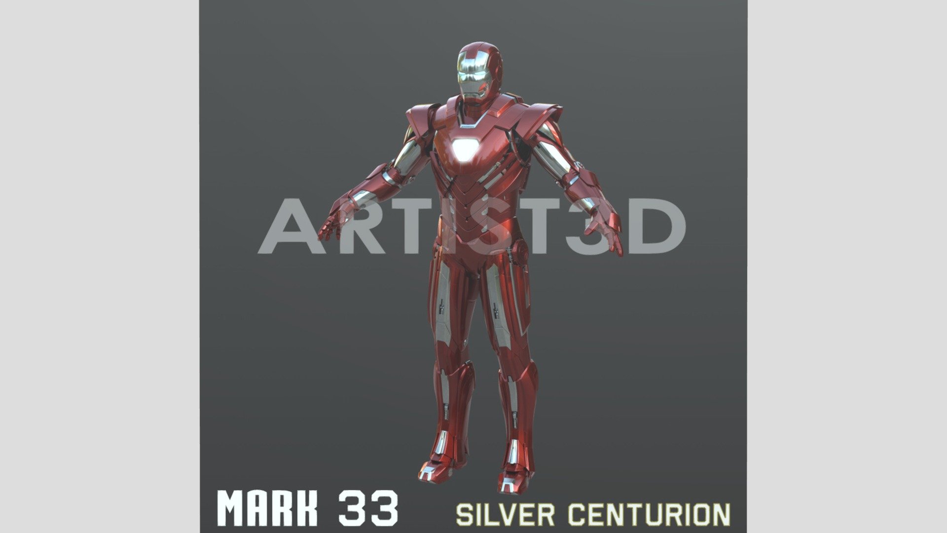 Iron Man Mark 33 Cosplay Full-size Suit - 3D model by ARTIST 3D ...