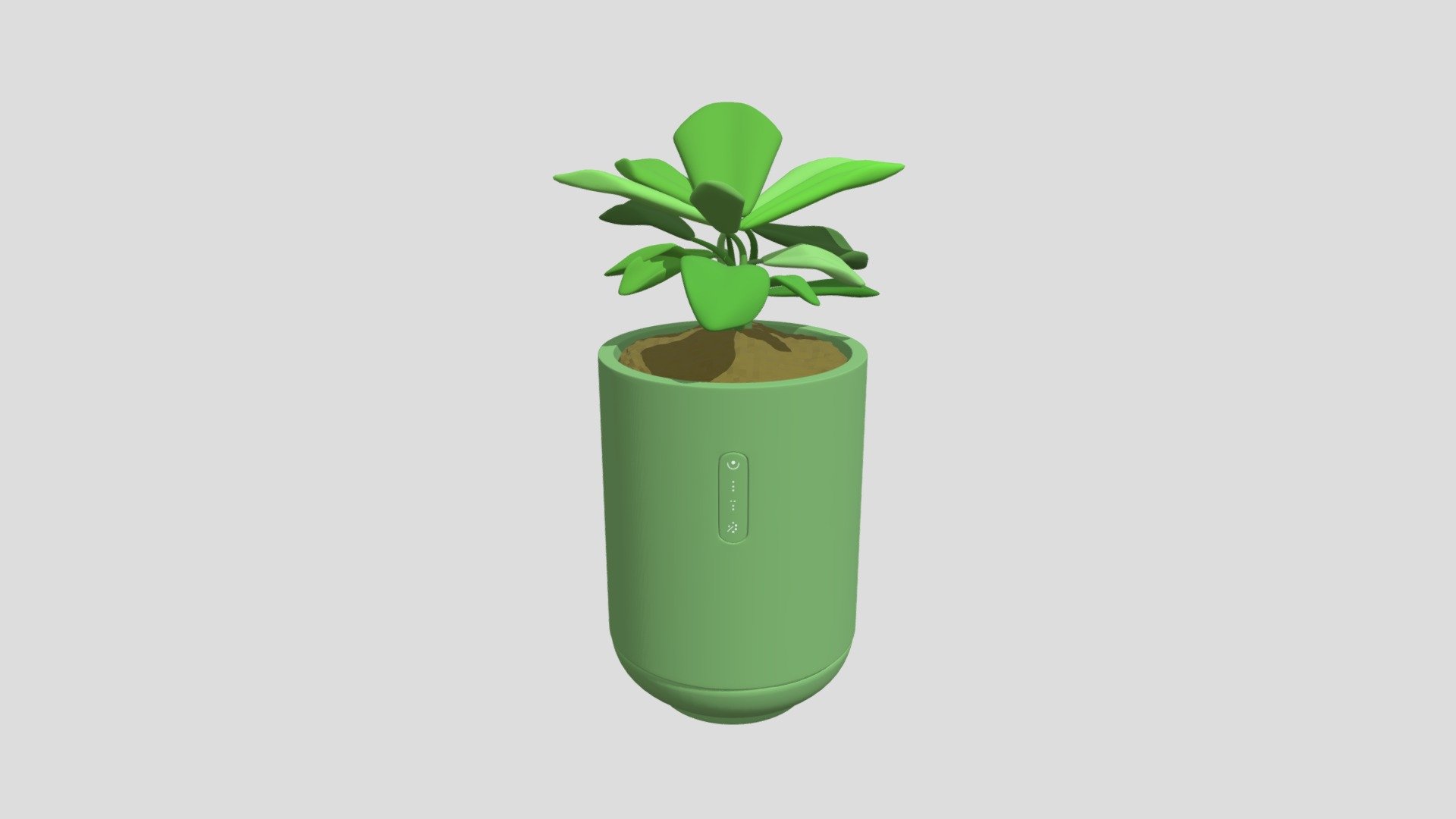 Matte Green GrowPot.ai - 3D model by 4748Holdings [6c0c286] - Sketchfab