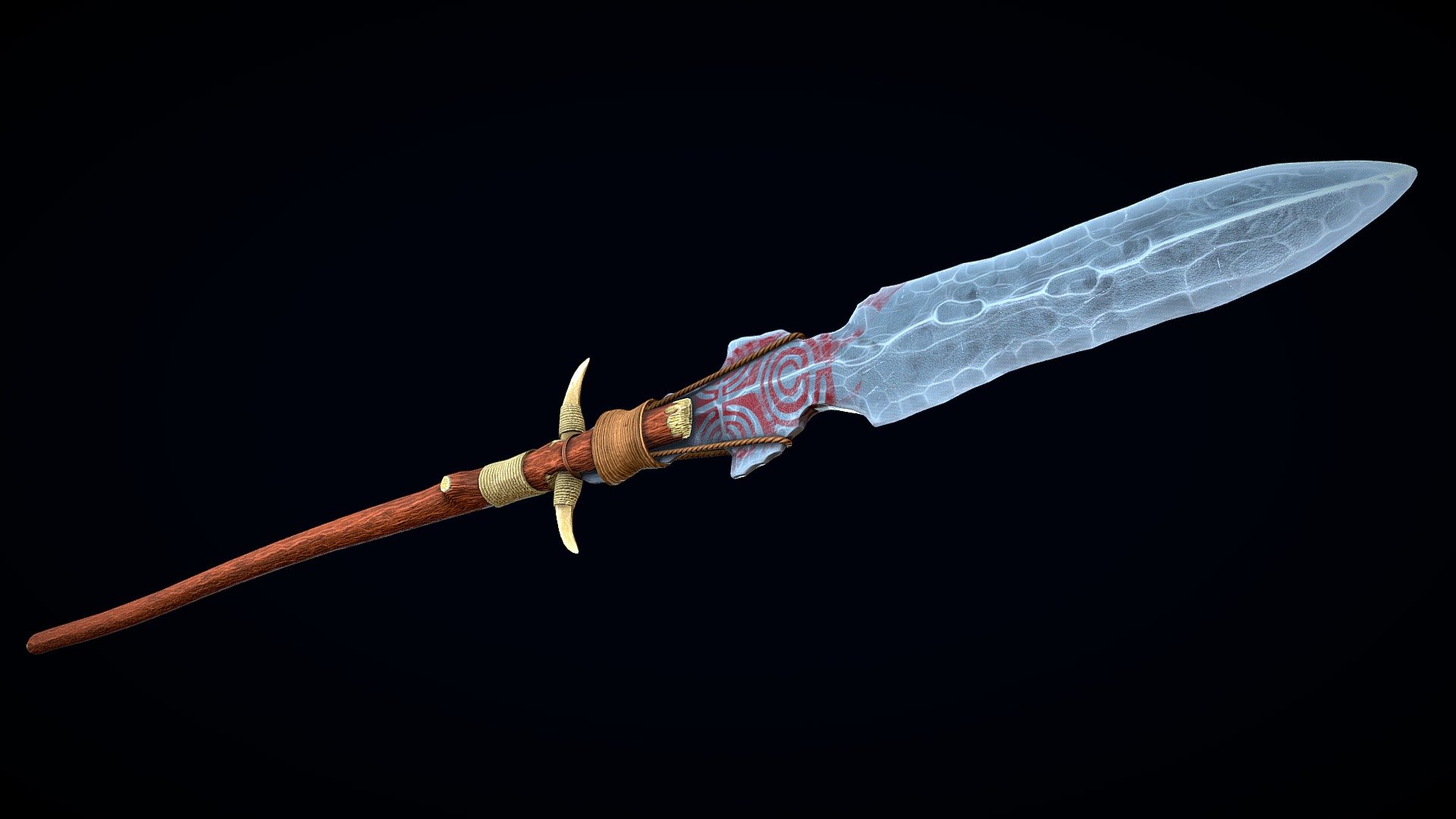 Ancient Stone Spear - 3D model by CGnewbie [6c0defb] - Sketchfab