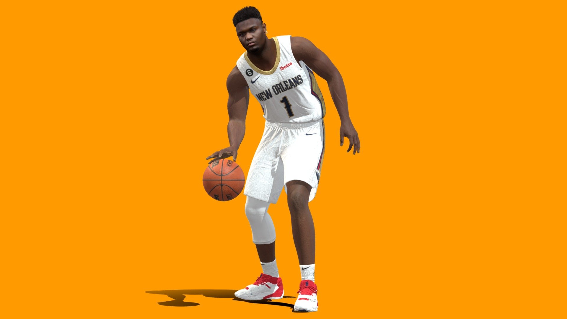 3D Rigged Zion Williamson New Orleans NBA - 3D model by 3dpassion.net ...