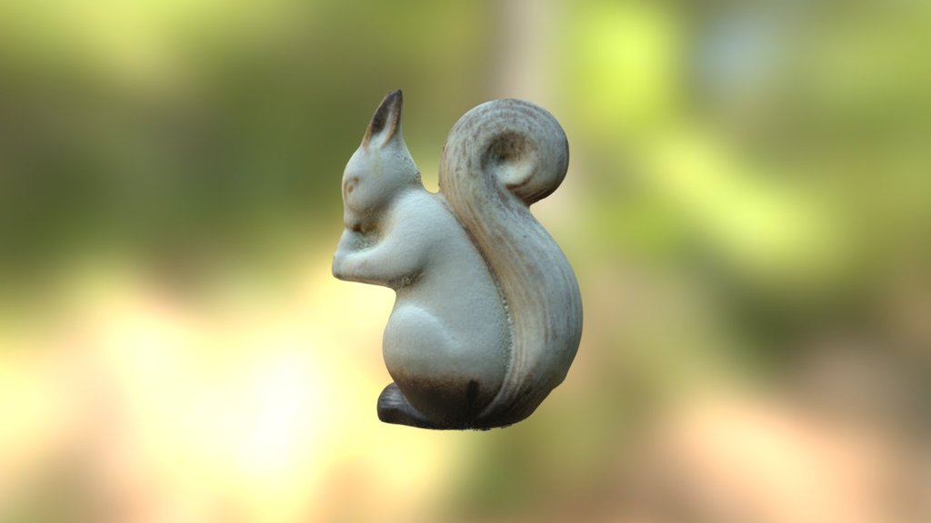 Squirrel figurine - 3D model by Moustaches [6c0e6e2] - Sketchfab